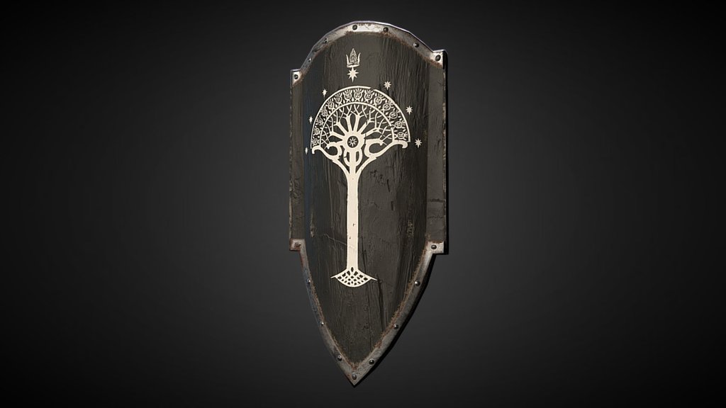LOTR Numenorean shield [SGP] - 3D model by Nicolas Gorszczyk ...
