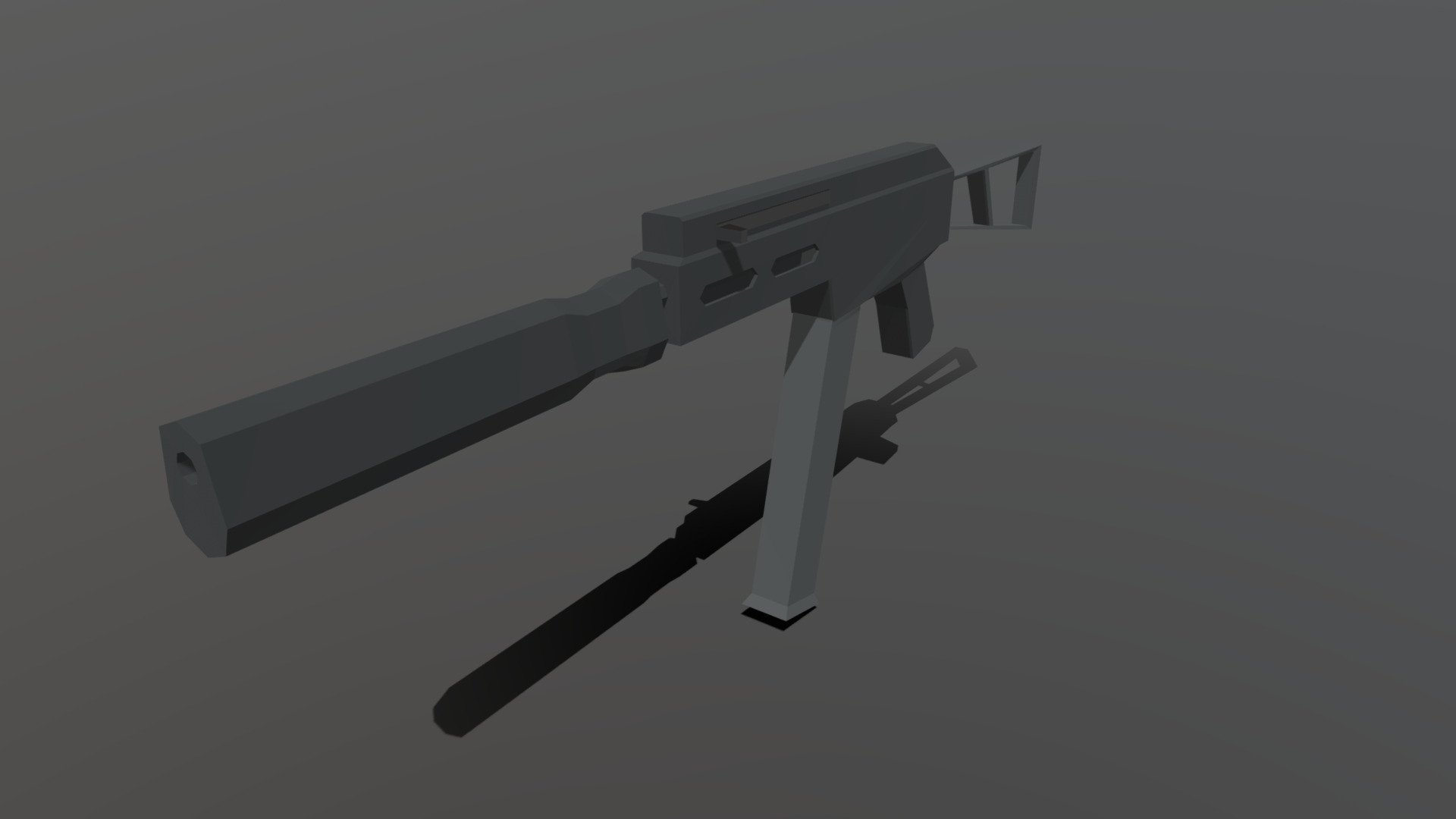 UMP45 Low poly, SMG - Download Free 3D model by Quhark [86da210 ...