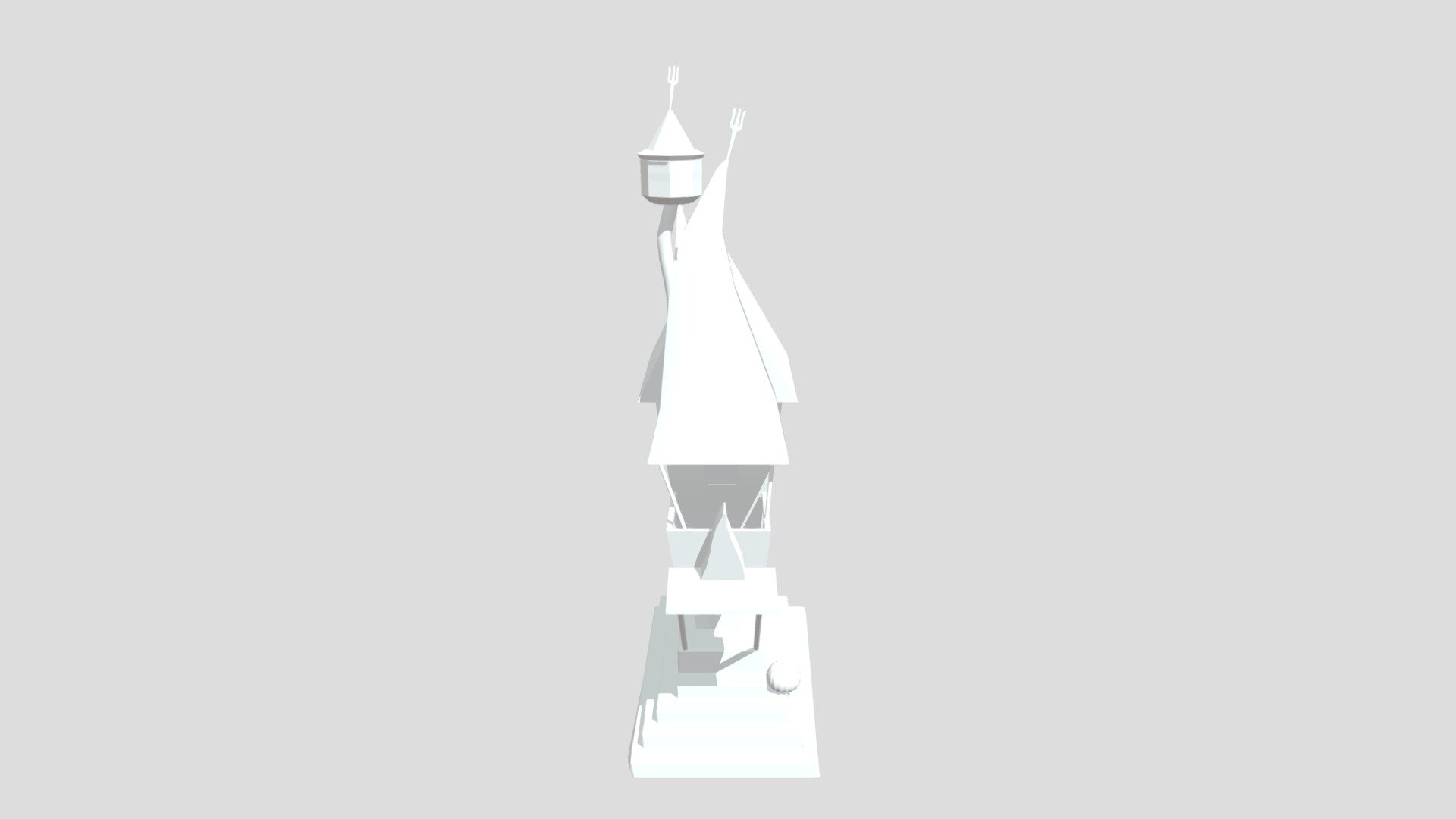 Jacks House (No texture) - 3D model by clara.gavinho [86dc257] - Sketchfab