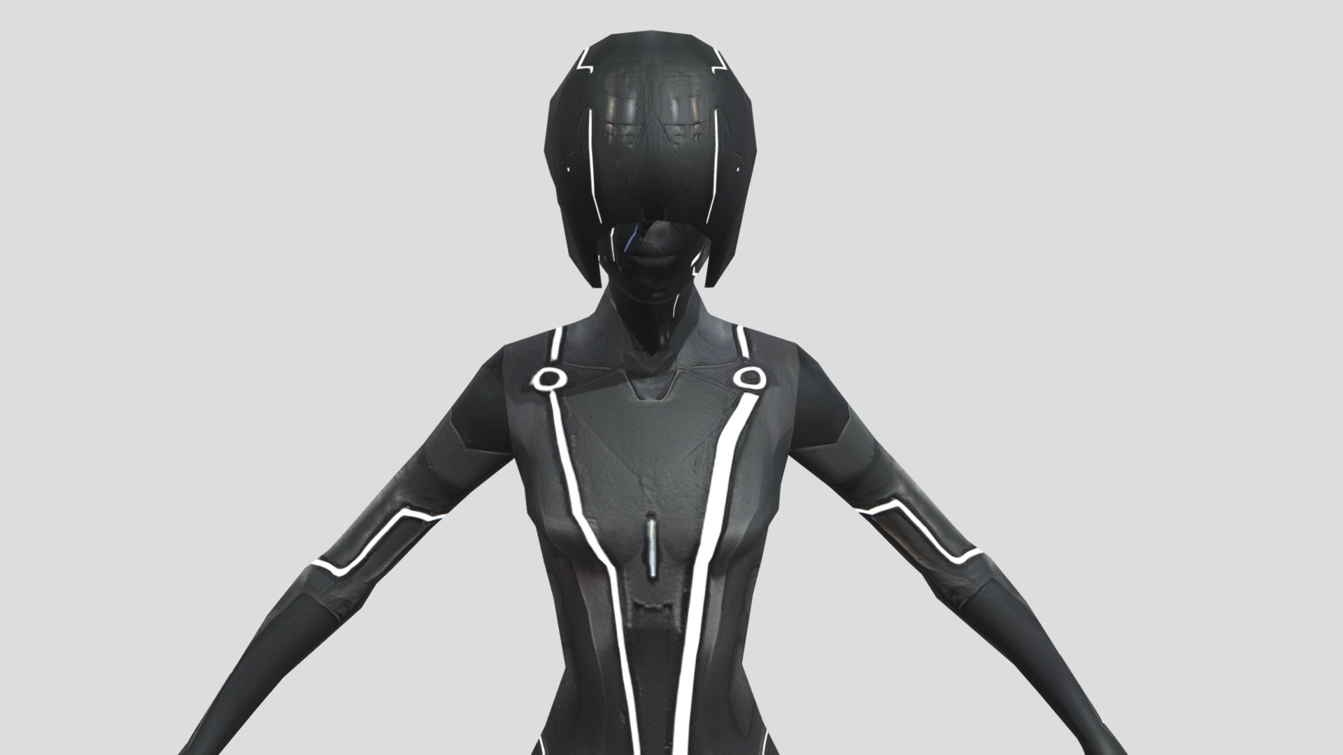 Tron Female Program - Download Free 3D model by SpringSociety ...