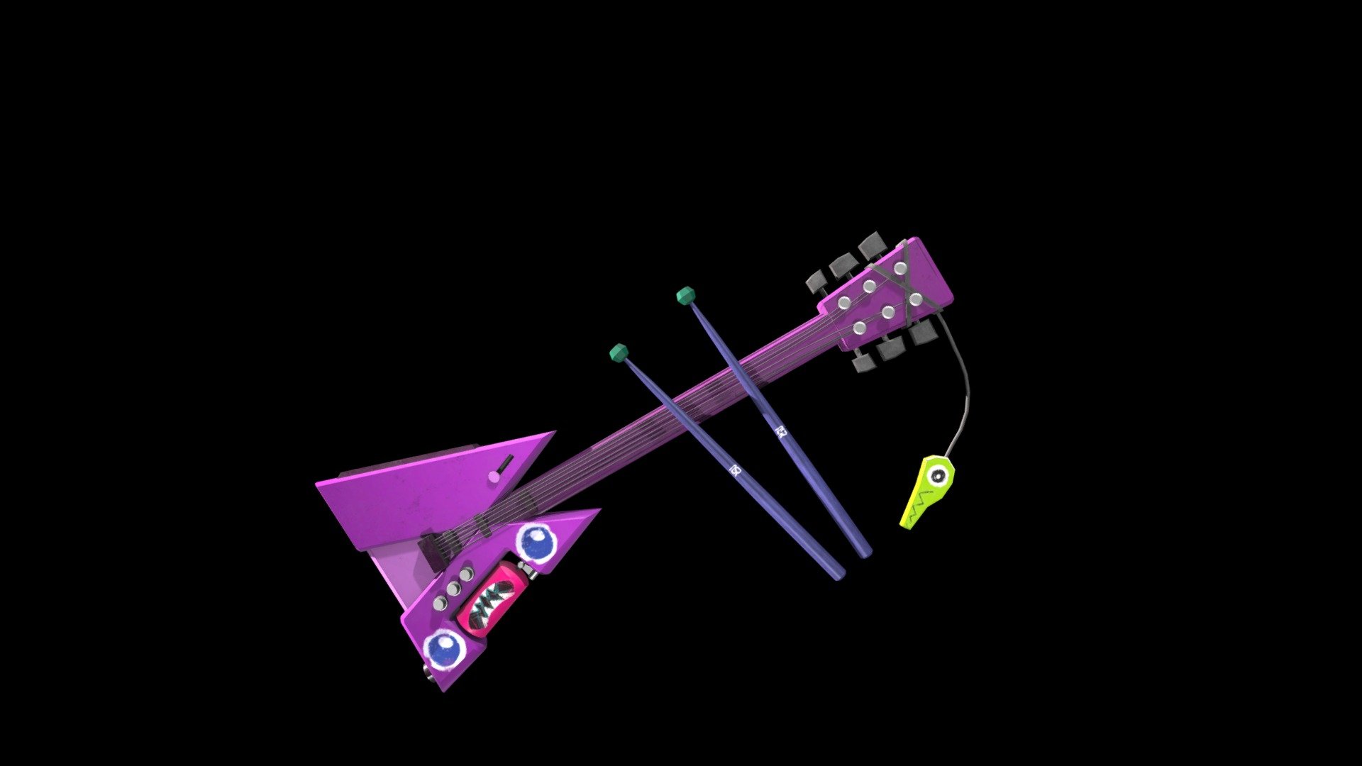 NoStraightRoads Mayday & Zuke Weapon - 3D model by Makoto Ka Cun ...