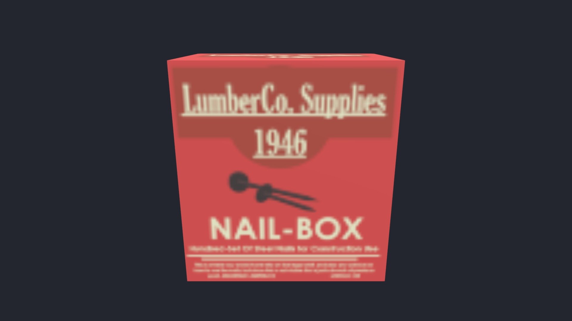 Box Of Nails - 3D model by MrNekuromu [86dedaa] - Sketchfab