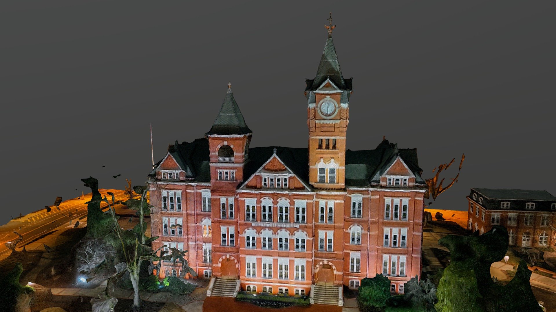 Samford Hall Auburn University - Download Free 3D model by johnnokomis ...