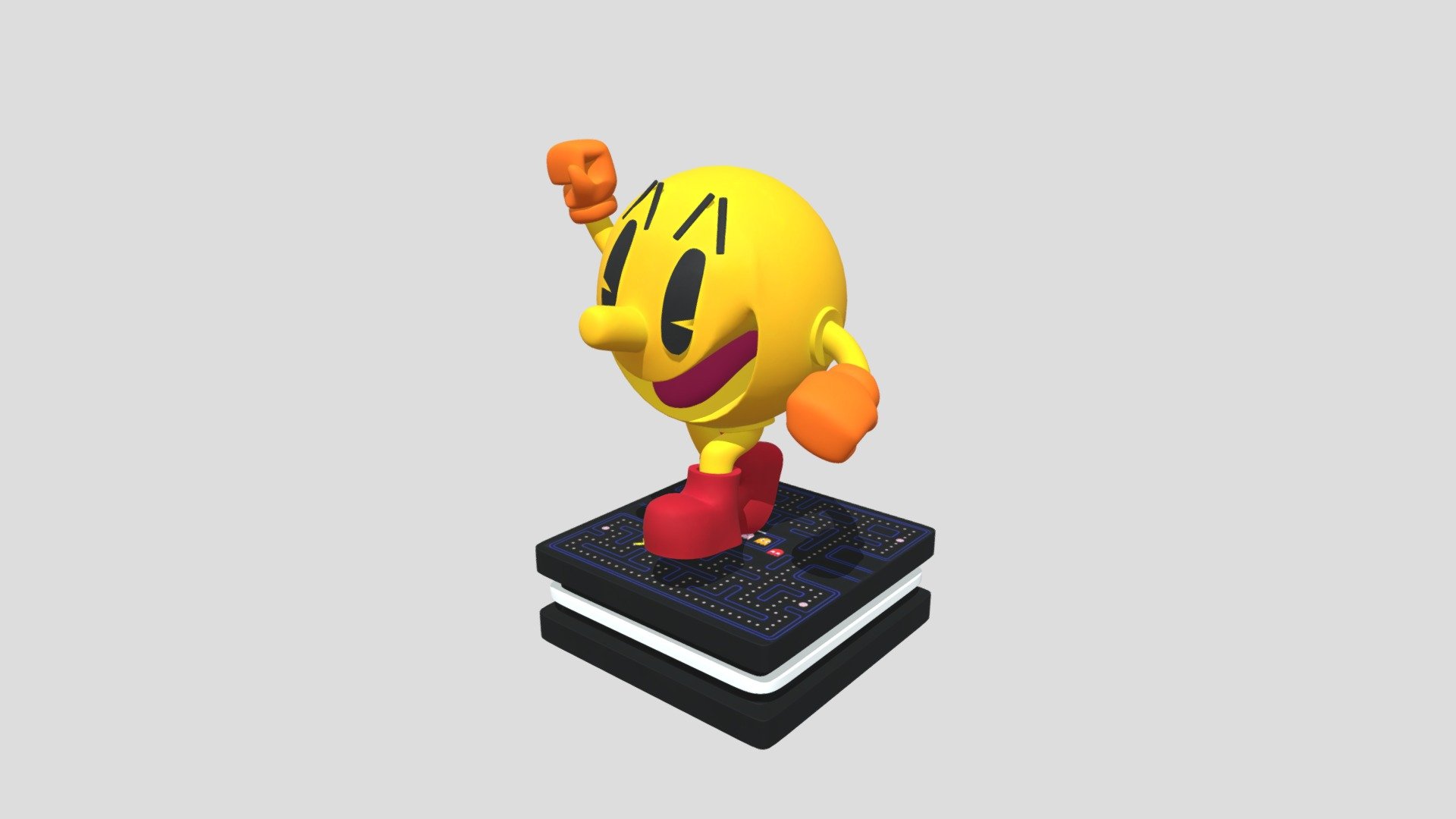 Pacman - 3D model by QuentinPERIER [86e058b] - Sketchfab