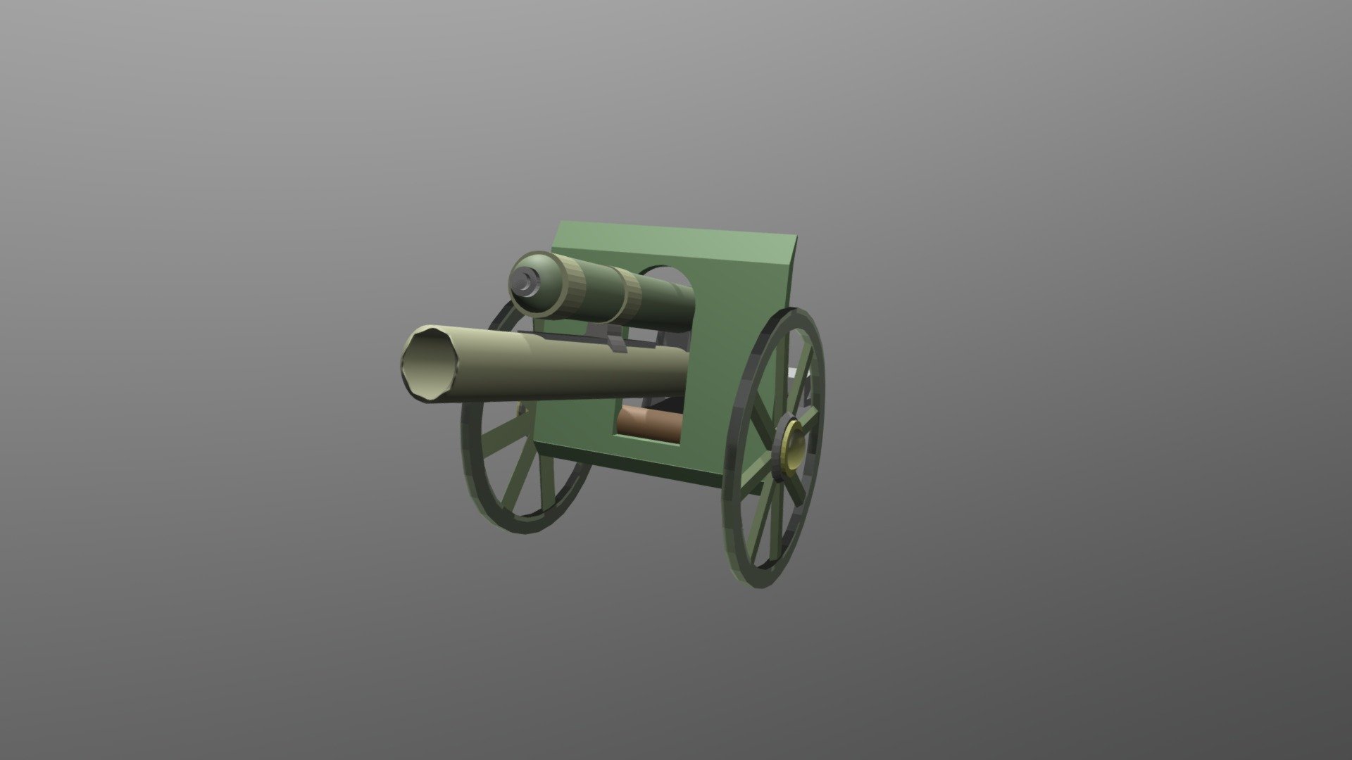 Ordnance QF 18 Pounder - 3D model by clorloxbleach [86e3830] - Sketchfab