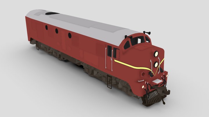Diesel-locomotive 3D models - Sketchfab
