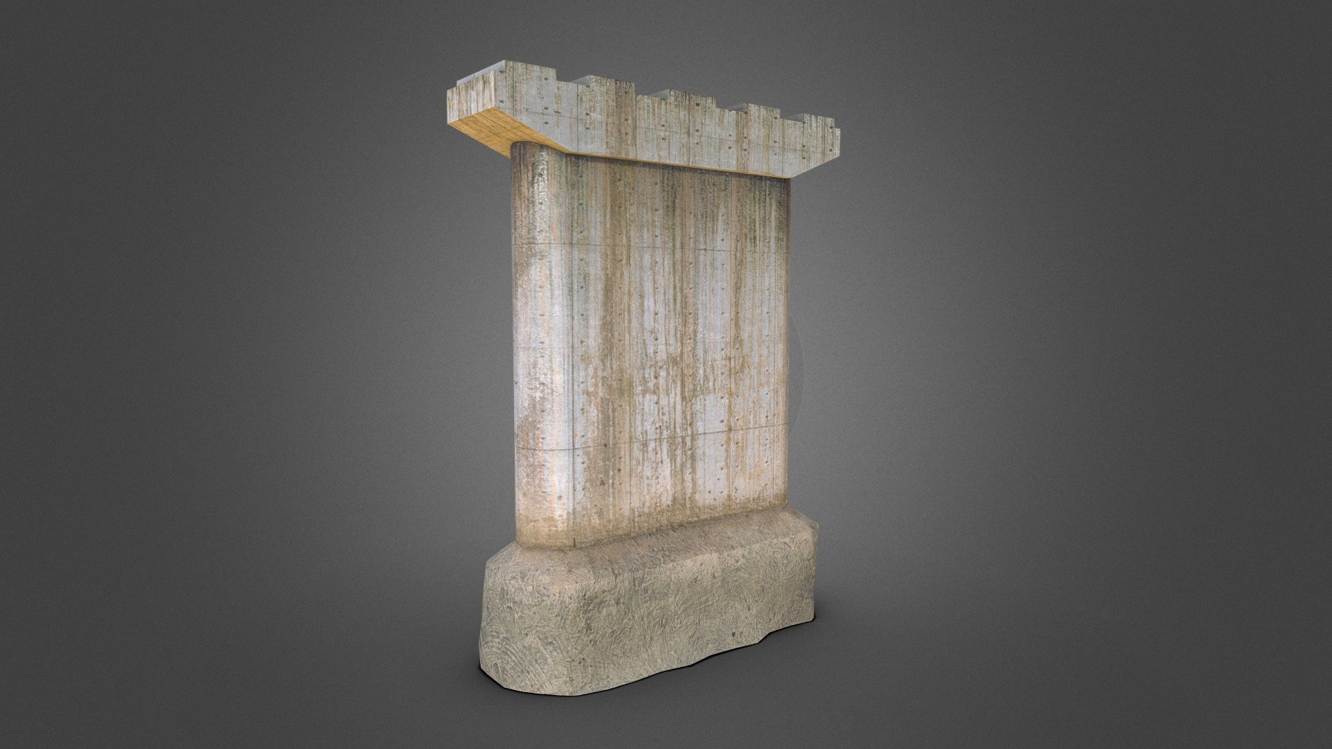 Bridge Pillar Game Ready - Download Free 3D model by Bimal Hessa ...