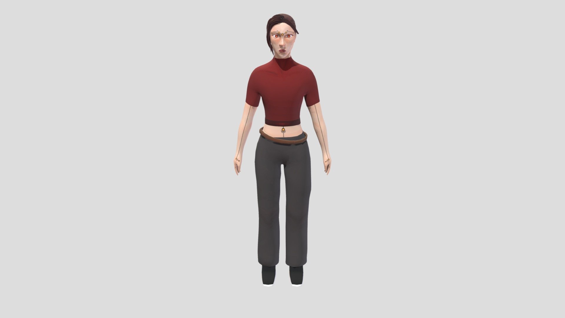 Full body model of character - 3D model by EunbyH [86e6b4e] - Sketchfab