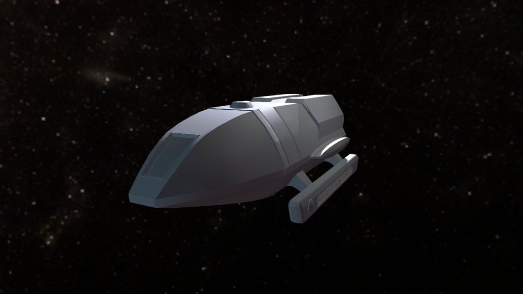 Star Trek Galileo Type 5 Shuttle Craft - 3D model by Chris Amarello ...