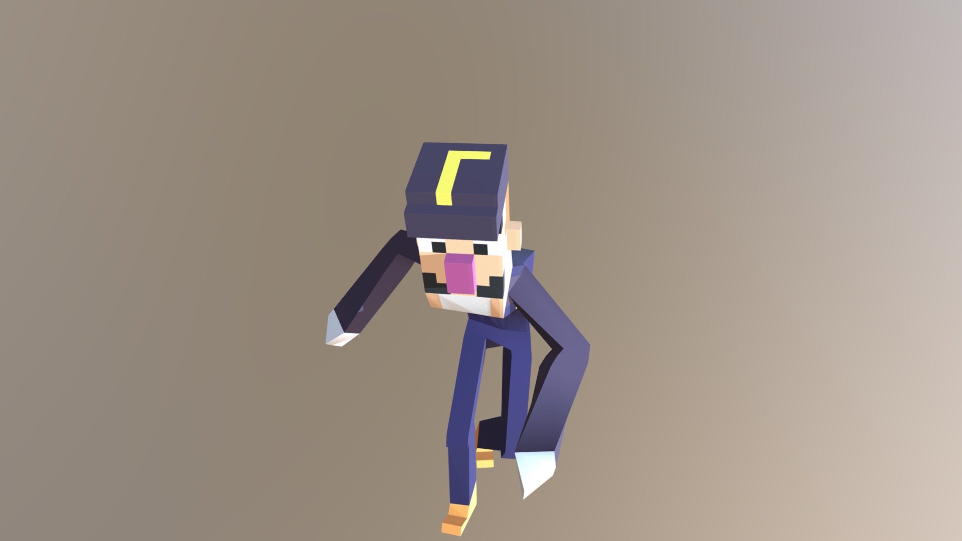 6_ Waluigi Sneaking Forward - Download Free 3D model by acharlie2019 ...
