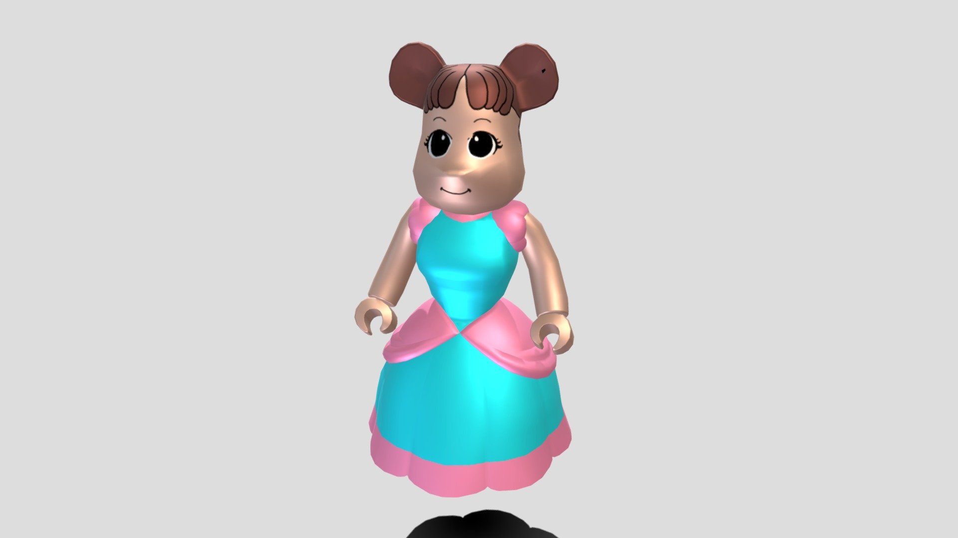 Bearbrick Princess Low Poly - 3D model by Tim Filin (@Tim.Filin ...