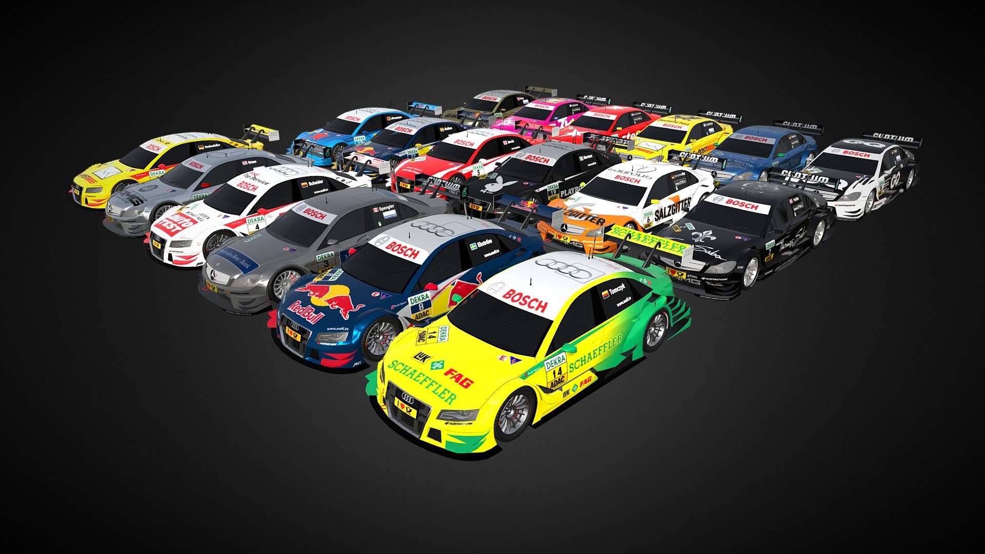 DTM 2011 Season Pack - Buy Royalty Free 3D model by jdaniel_92 ...