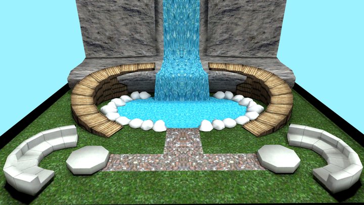 Waterfall 3D models - Sketchfab