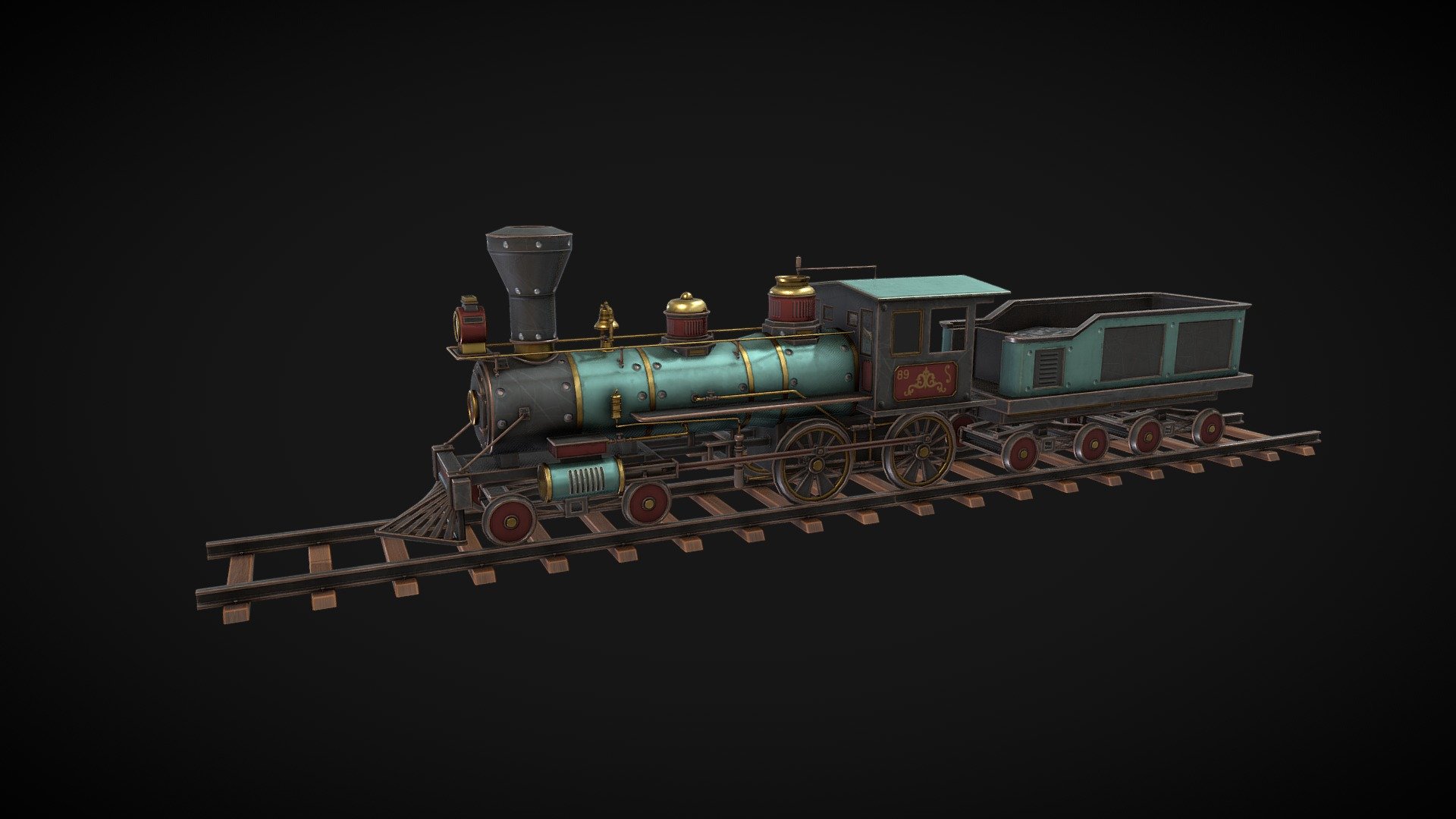 Steam Train - Buy Royalty Free 3D model by kraffing Vault (@kraffing ...