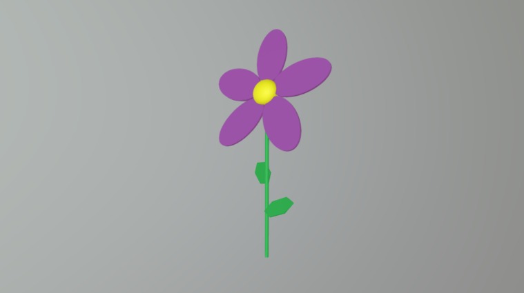 Purple Flower - Download Free 3D model by HiraT [86ea285] - Sketchfab