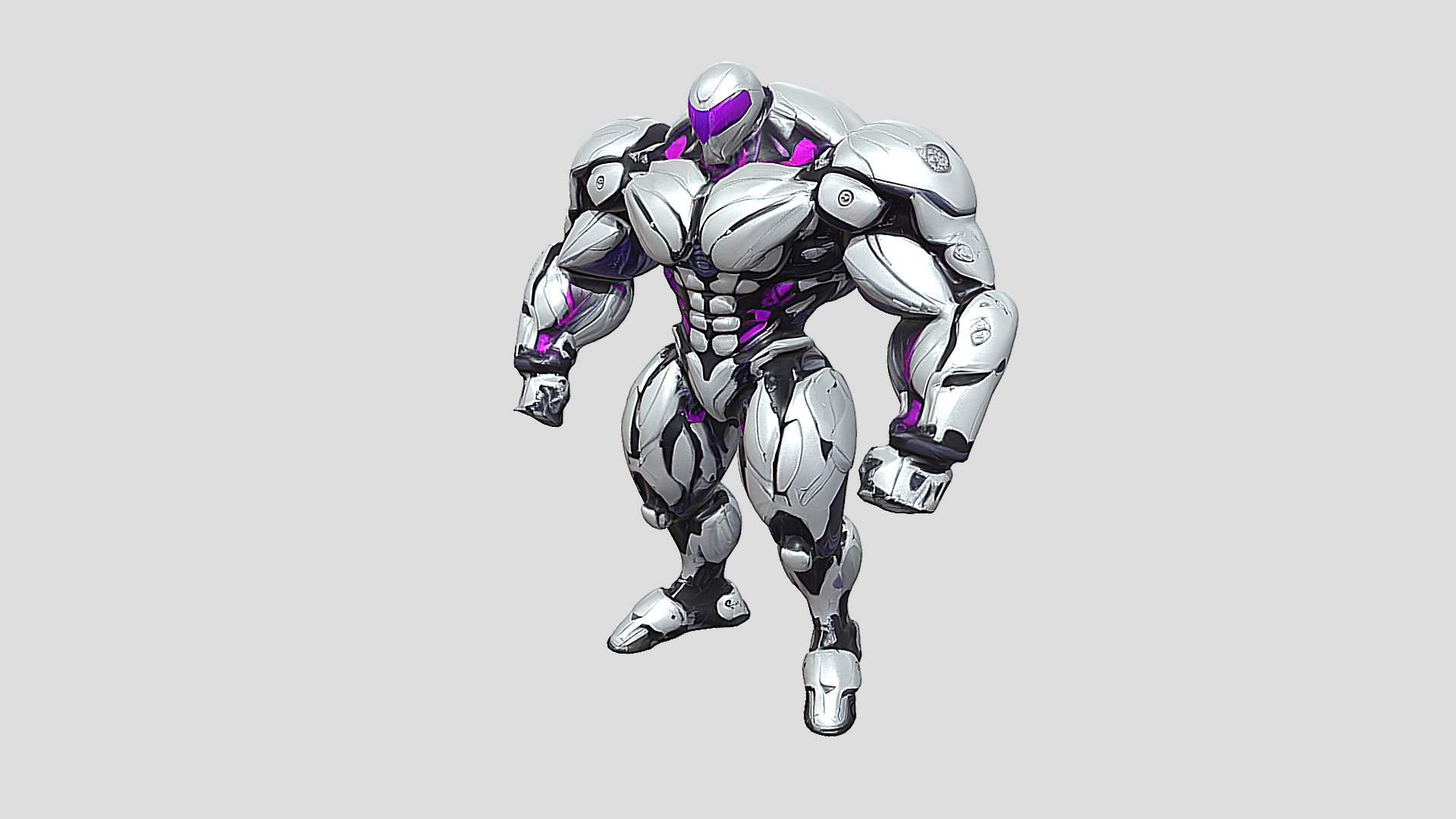 futuristic armored robot titan - 3D model by david.com.dsn [86ecb2b ...