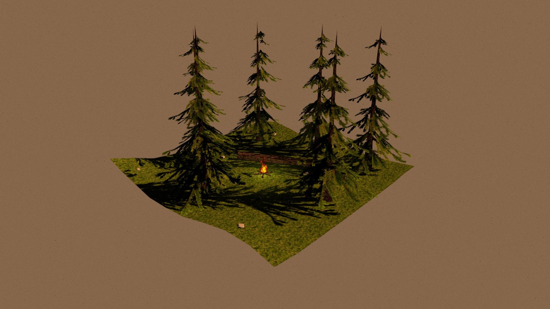 Forest Ps1 Style - 3D model by Raistlin (@inaki.dvl) [86ee97f] - Sketchfab