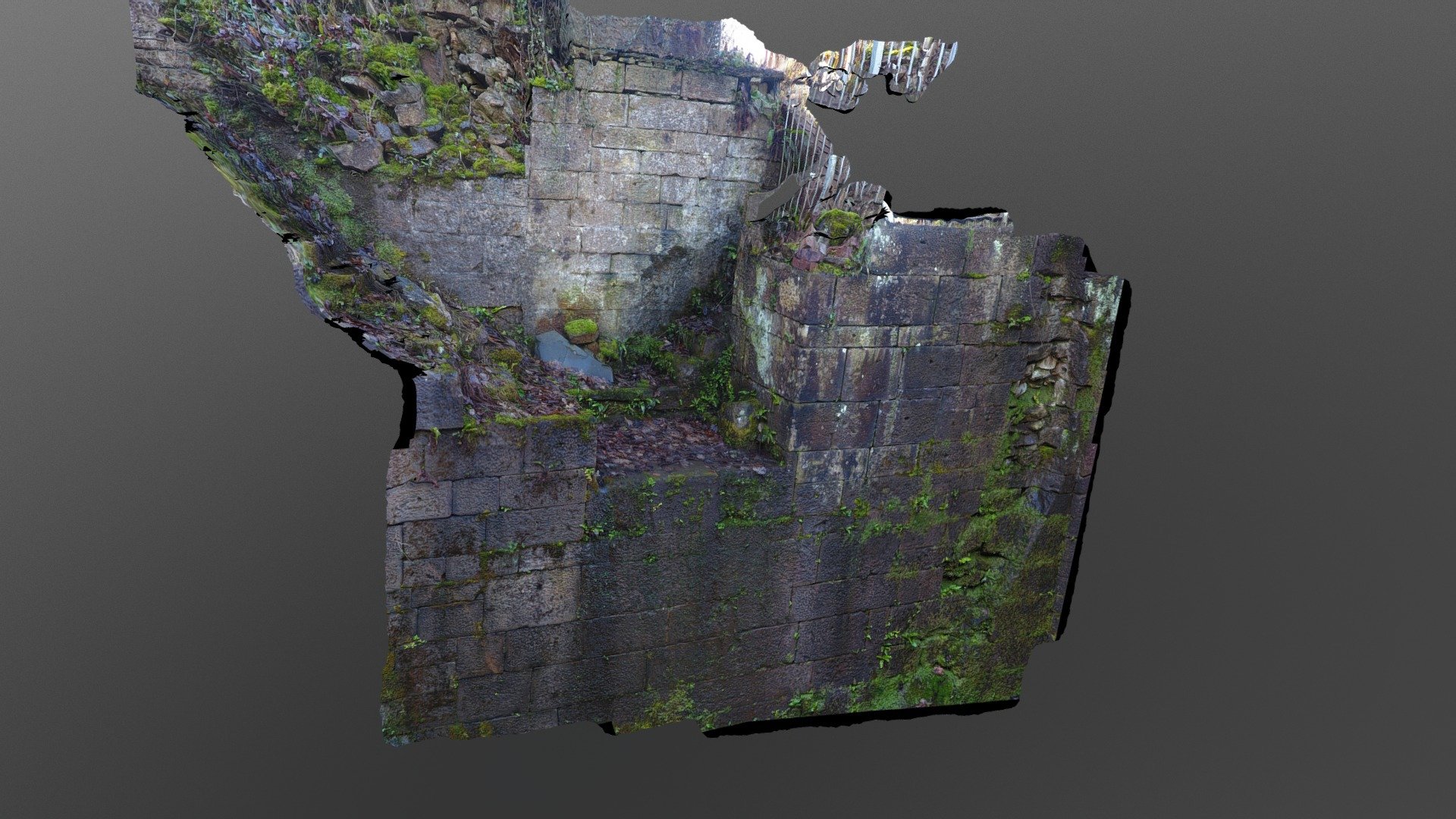 Mellor Mill Wheel pit 31/01/2018 - 3D model by Richard Ker (@RichardKer ...