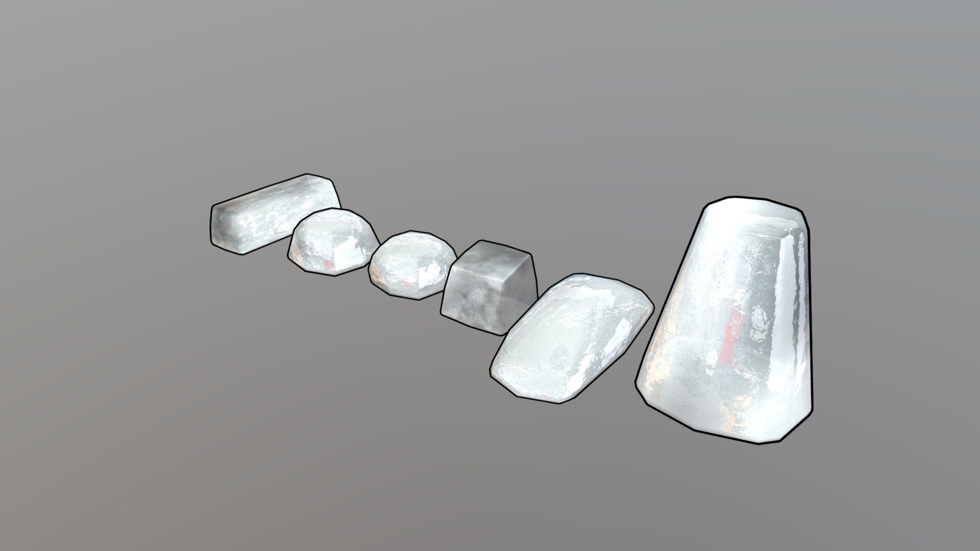 Cloudy Ice set - Download Free 3D model by Dary Muhammad (@DaryMana ...