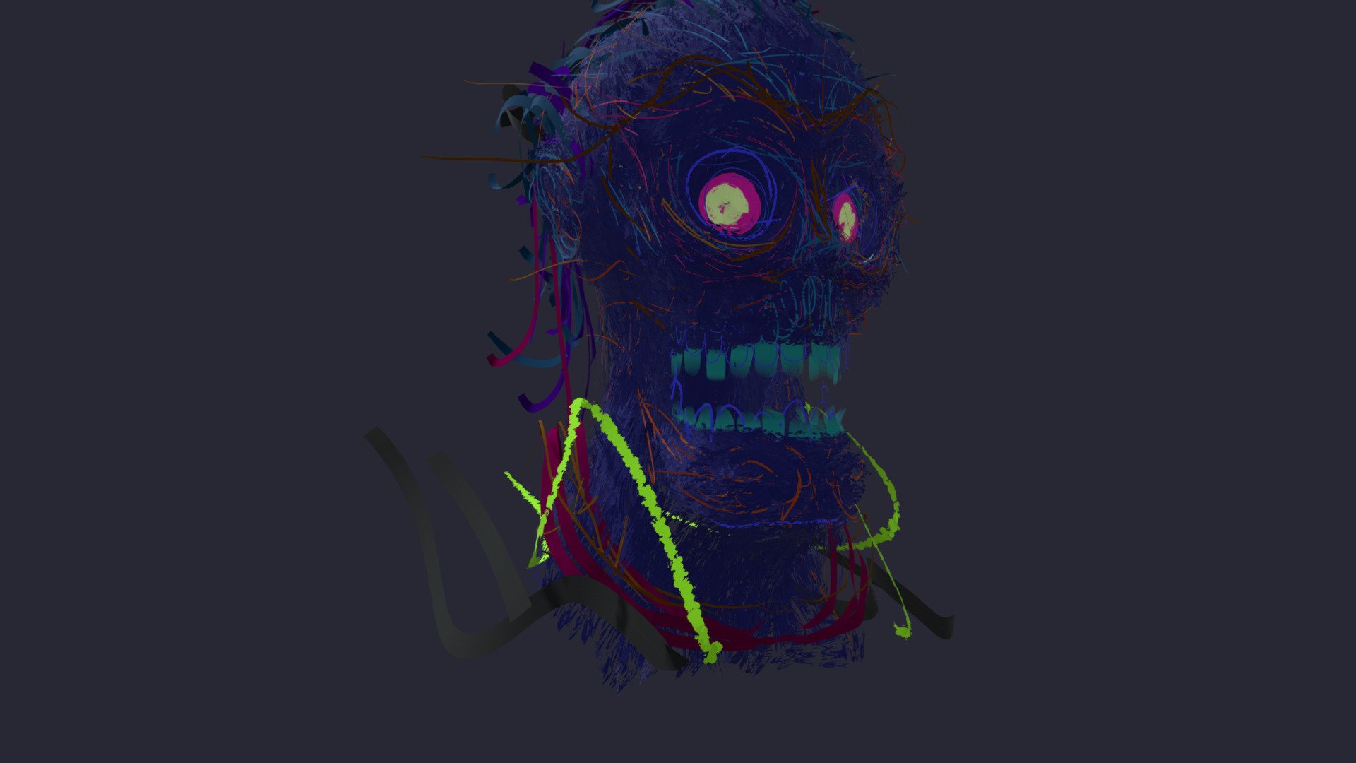 Zombie Head Sketch#11 - Download Free 3D model by Ratru [86f04f1 ...