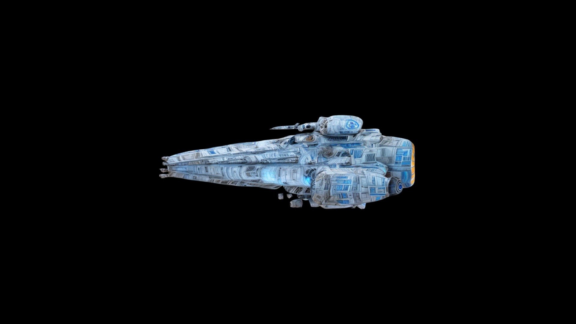 Sci-fi Alien Ship - 3D model by characterworld (@iamkaustubhb) [86f096d ...
