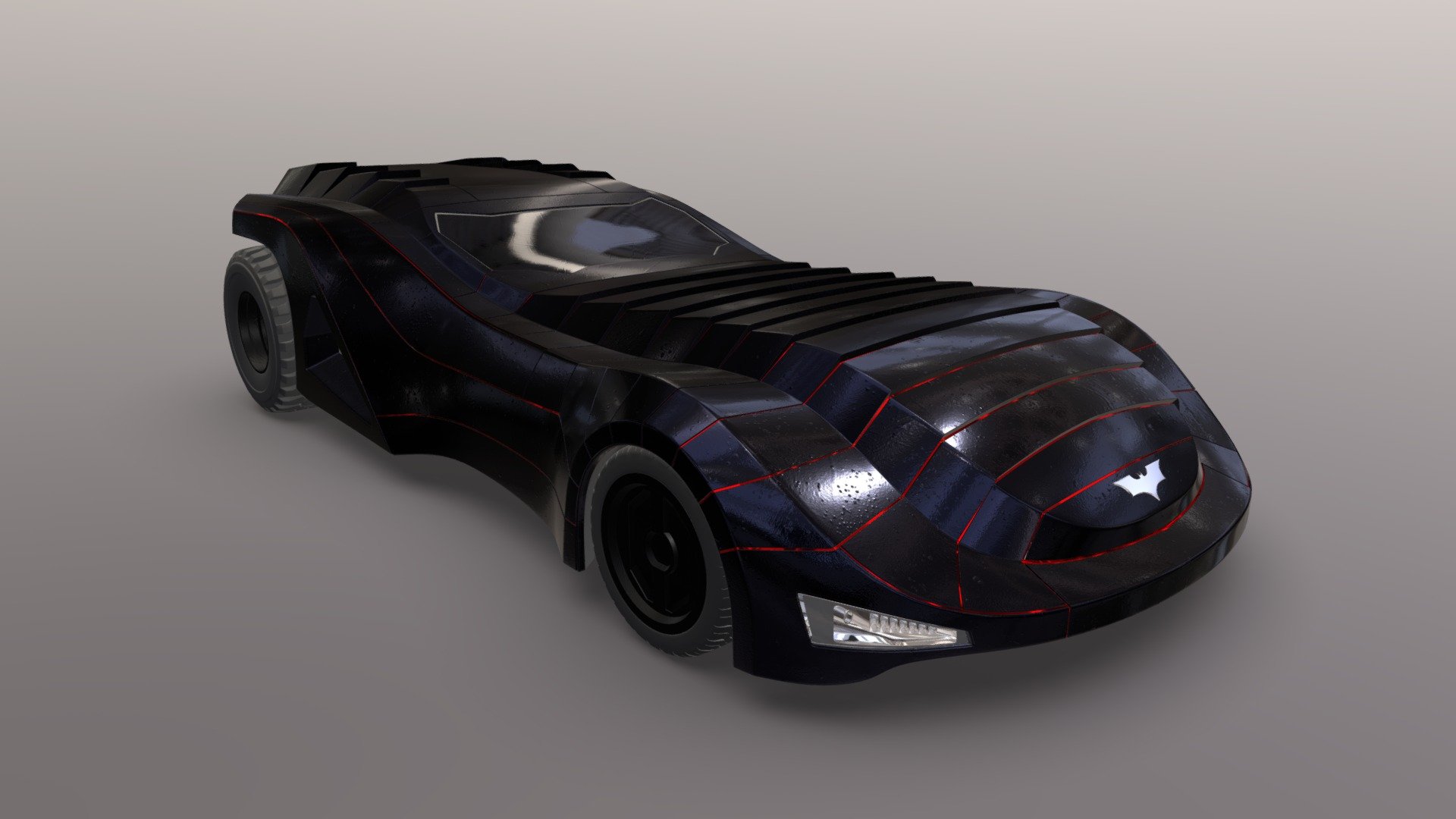 Batmobile - 3D model by Ronald Tandazo (@Ronald_Tandazo) [86f0e36 ...