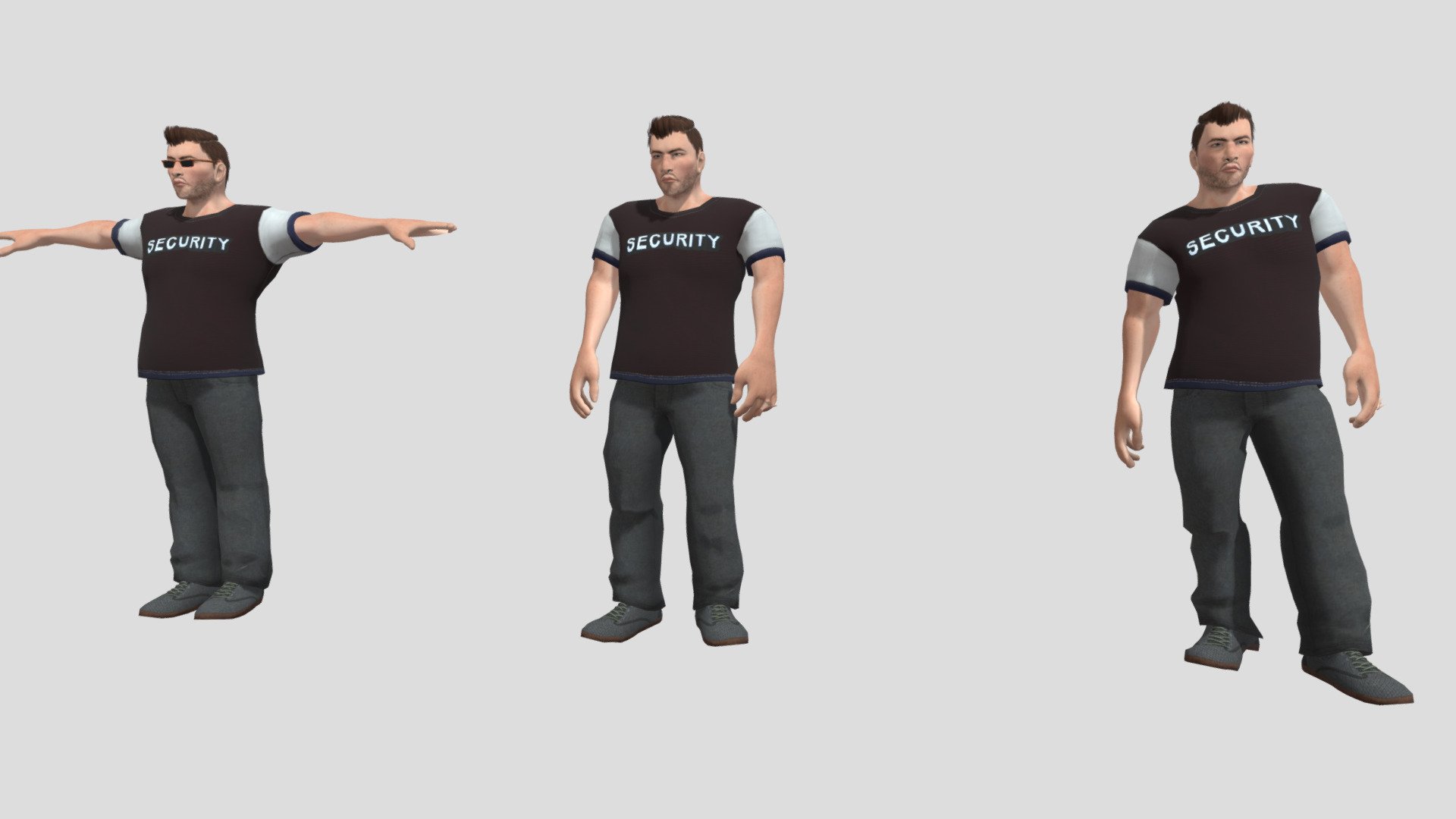 Security Guy - Download Free 3D model by ustoopia [86f3236] - Sketchfab