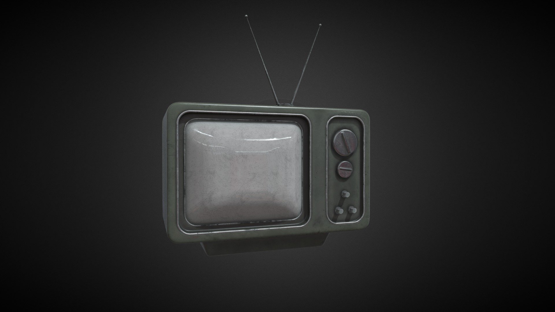 Vintage TV Model - 3D model by pulsoagencia (@pulsomultimedia) [86f5a49 ...