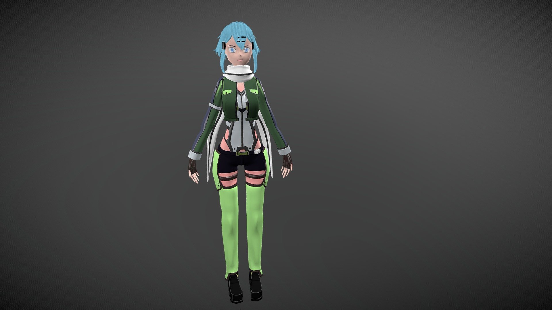 Sinon SAO/GGO [FINISHED] - 3D model by Hurall_Mordem [86f5b25] - Sketchfab