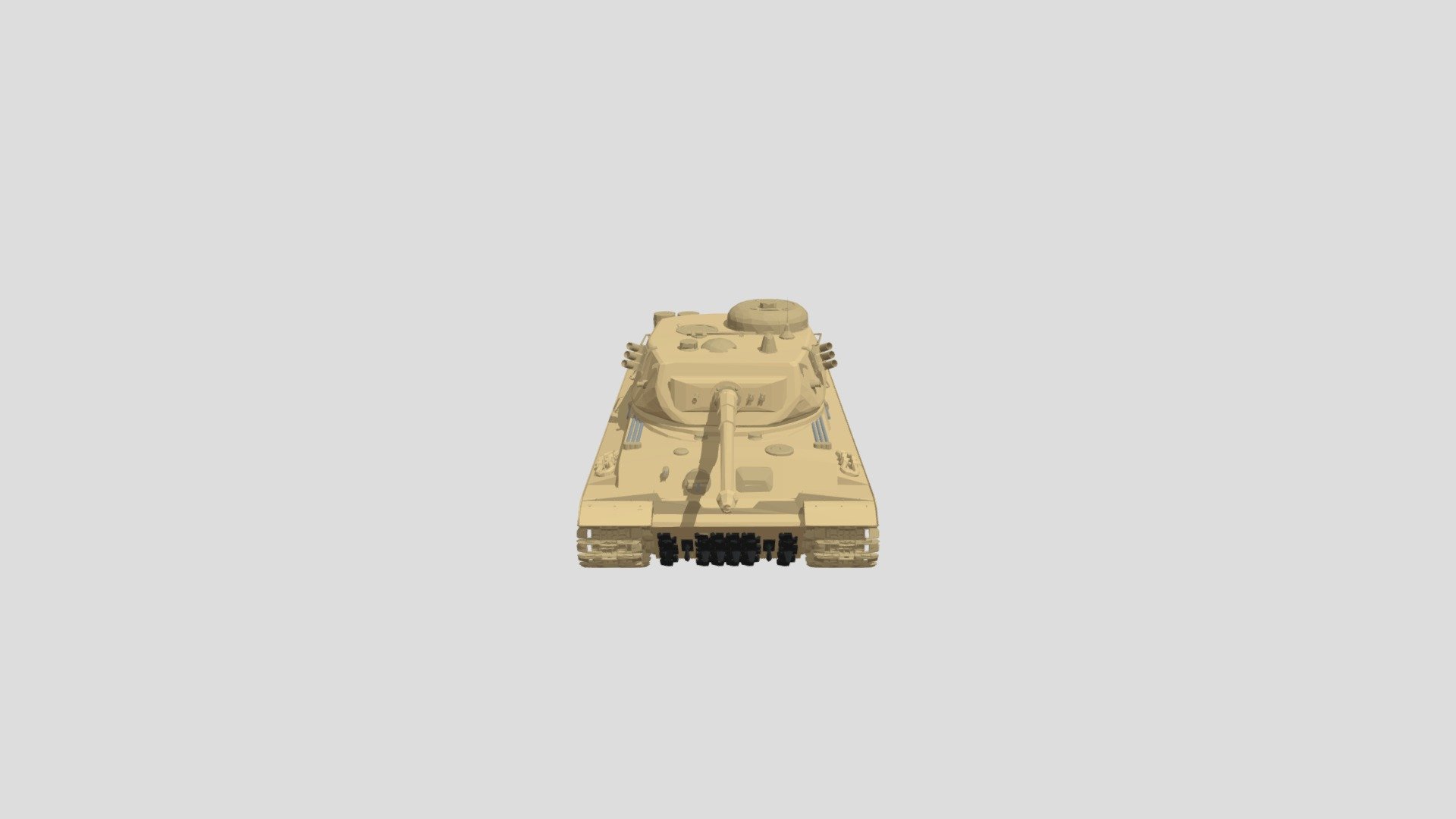 Low Poly German Tank - 3D model by xzizt [86f5b84] - Sketchfab