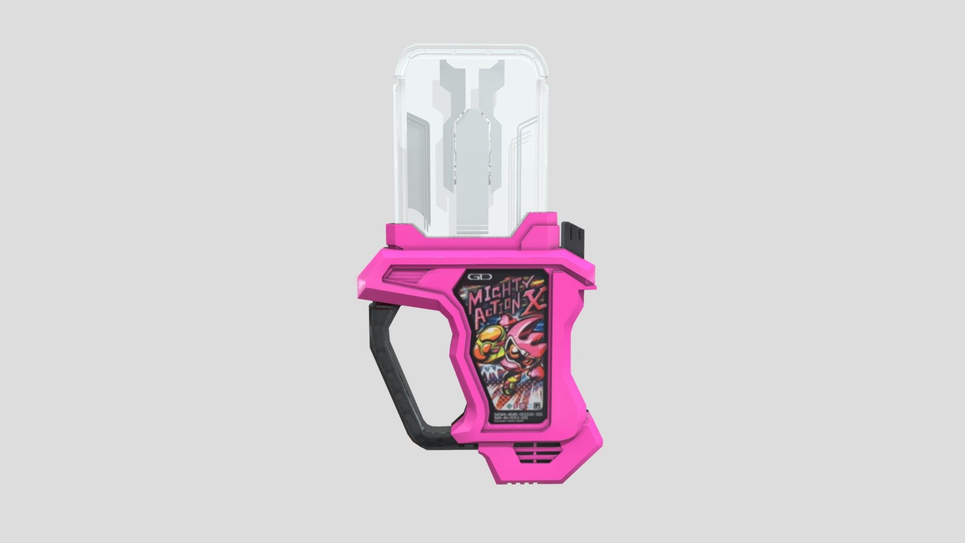 Kamen Rider EX-AID Mighty Action X Gashat - Download Free 3D model by ...