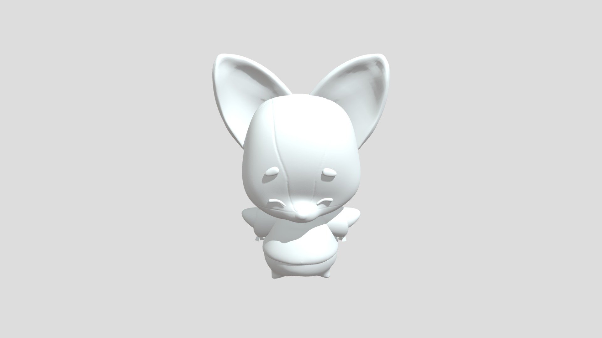 Kiriko Fox Figure - 3D model by Lev Kravets (@LevKravets) [86fb74e ...