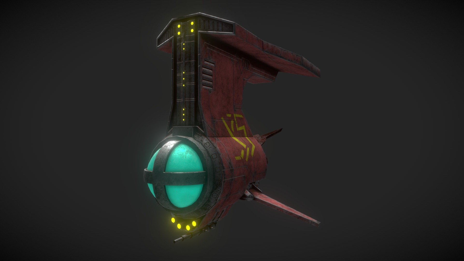 Rust Bucket Starship - 3D model by JReid [86fd93c] - Sketchfab