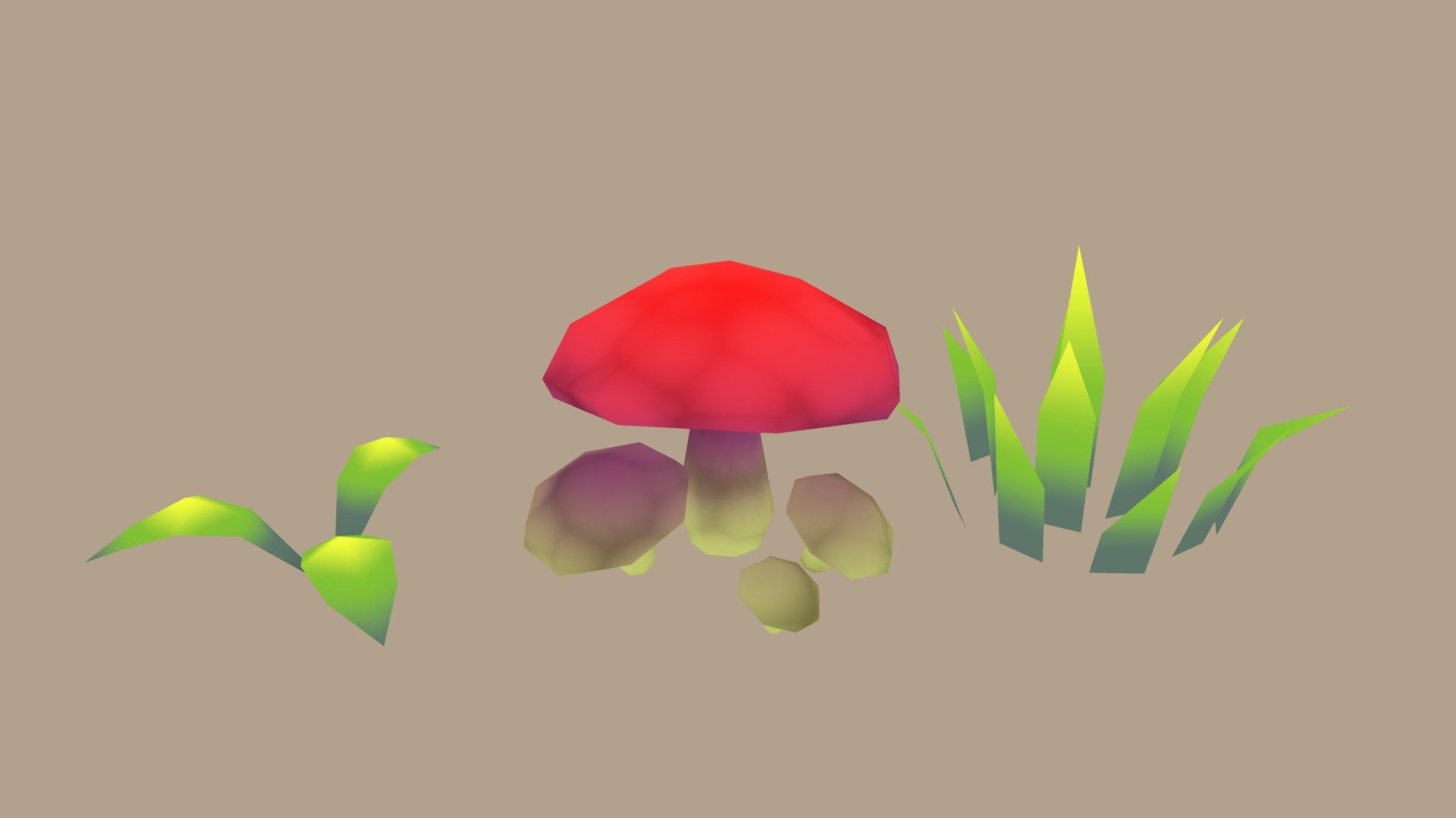 Low Poly Foliage - 3D model by Easy Low-Poly (@easylowpoly) [86fe591 ...