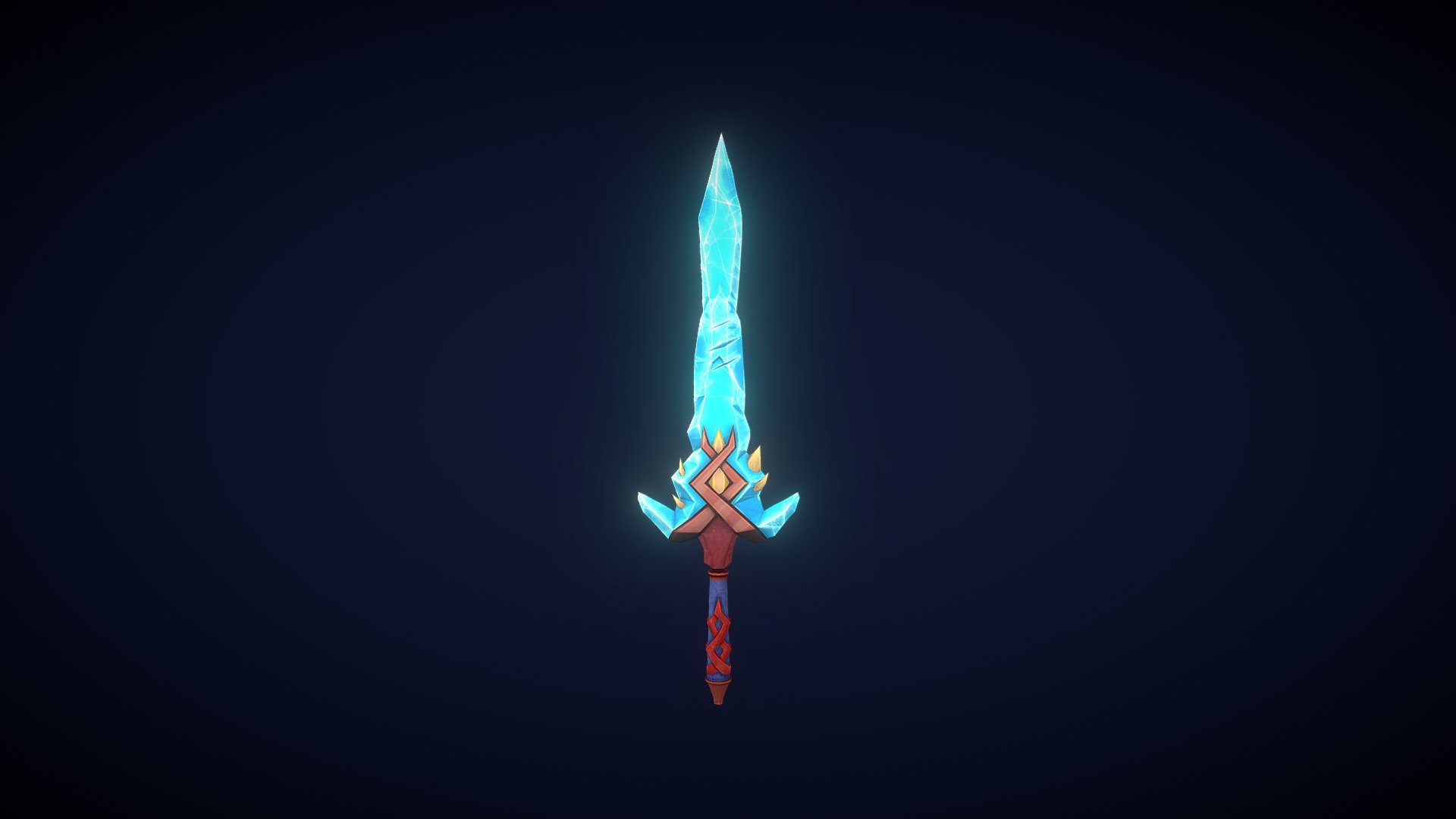 Frozen sword - 3D model by timonozerov [8700031] - Sketchfab