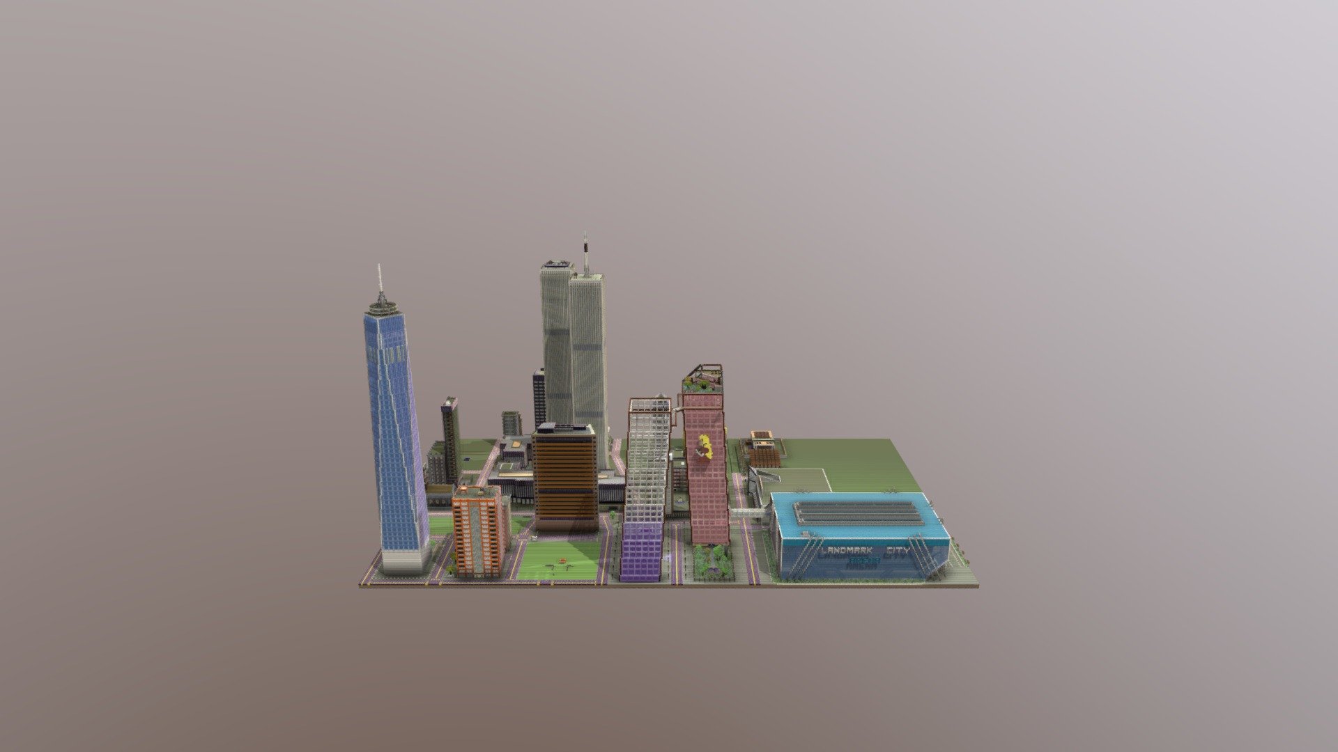 Landmark City Financial District 14th May 2019 - 3D model by ...