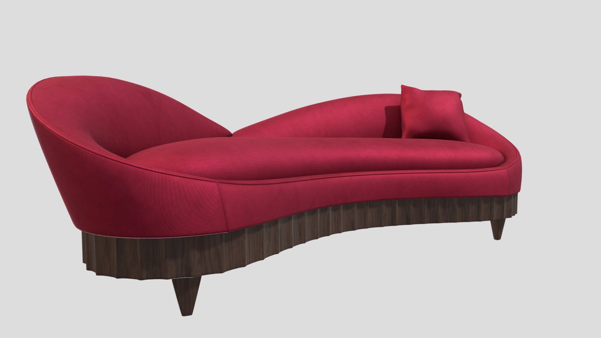 Red Heart Sofa - 3D model by Tinyature3D [8701900] - Sketchfab
