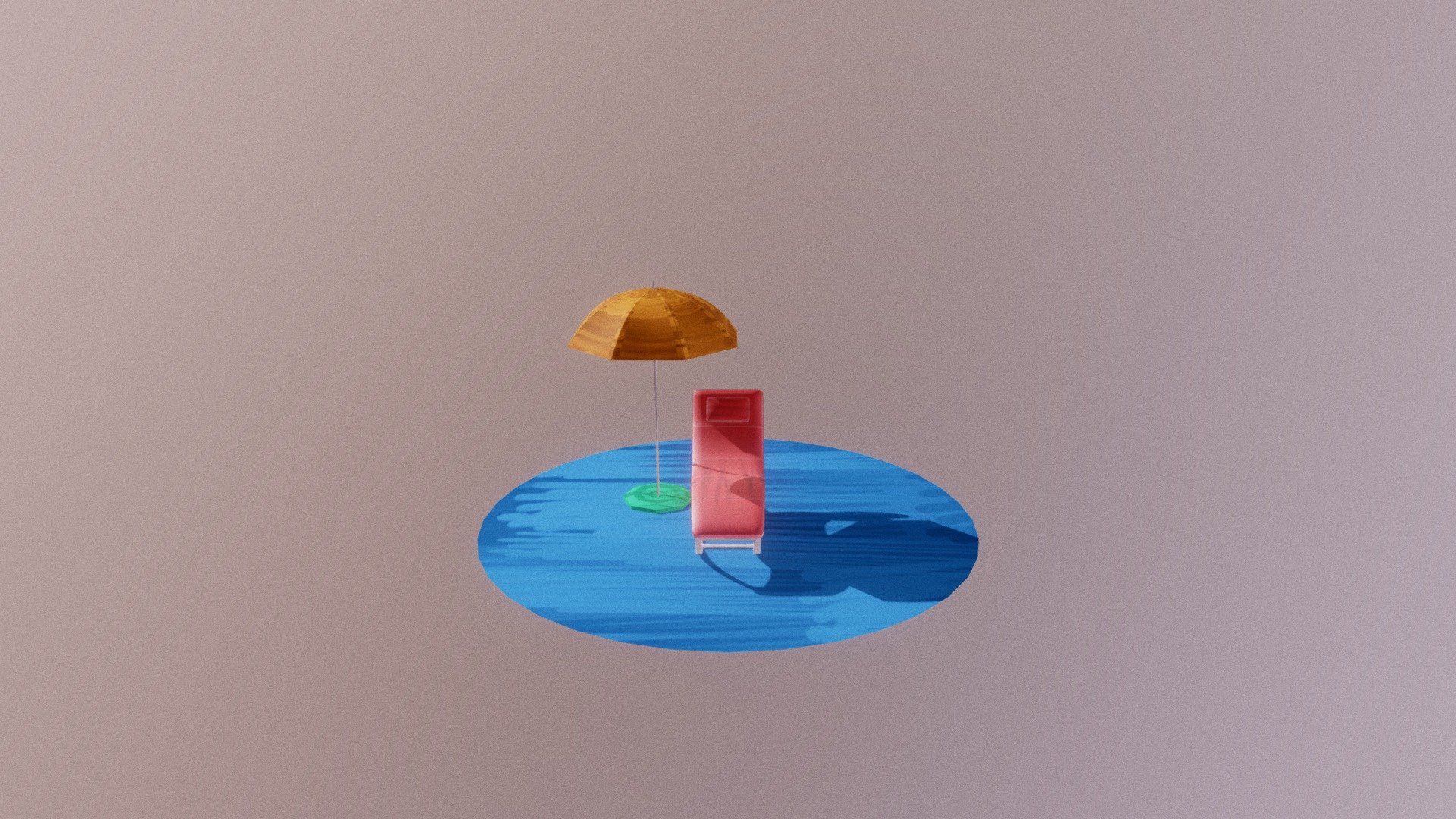 Mood Beach - 3D model by graphicart [8701ed3] - Sketchfab