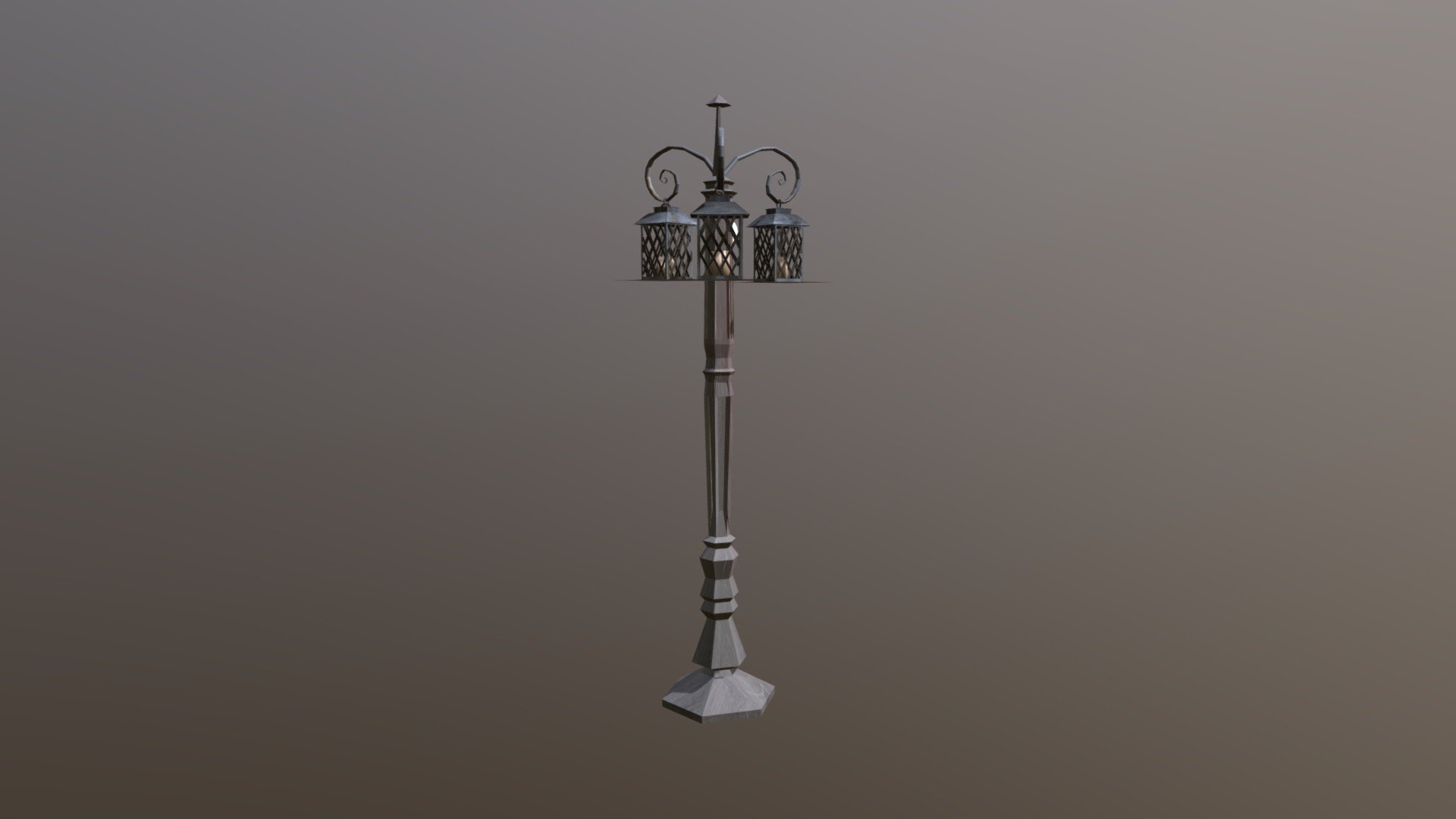 Realistic Street Lamp - 3D model by Vīta (@vita_p) [87026e2] - Sketchfab