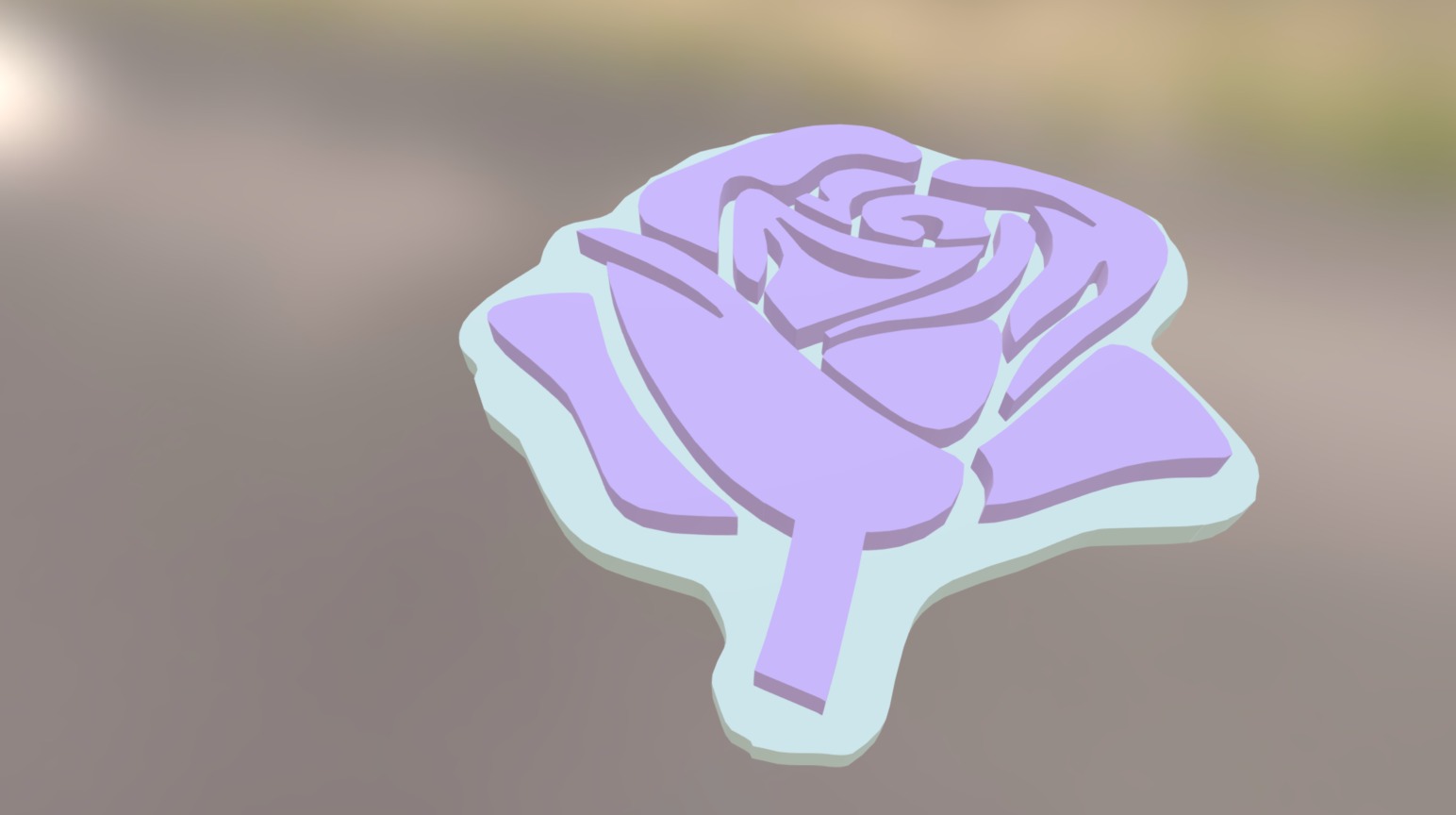 valentine's rose - 3D model by cappieh [8704f26] - Sketchfab