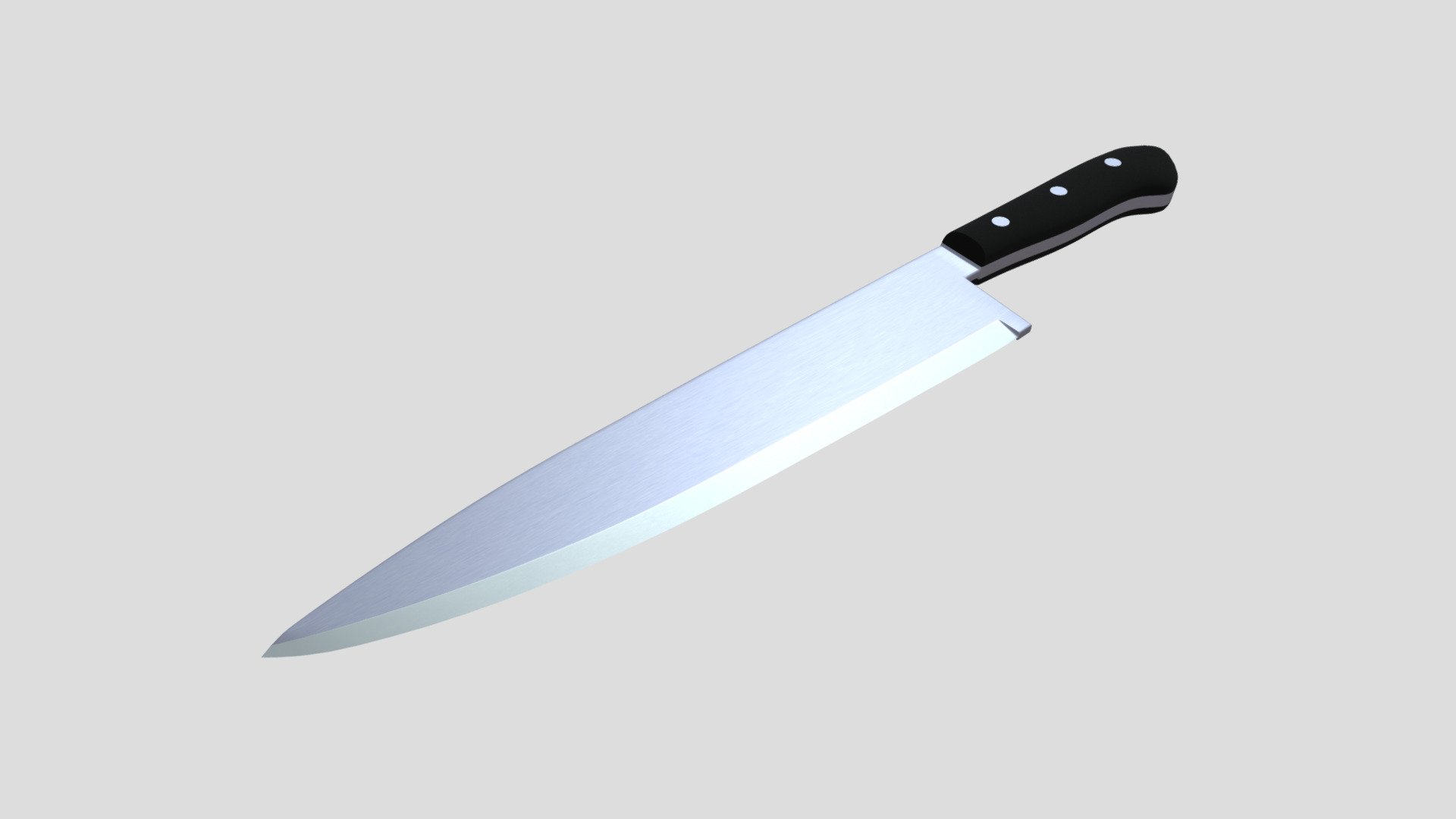 Clean Chef / Kitchen Knife - Download Free 3D model by JackofSpades261 ...
