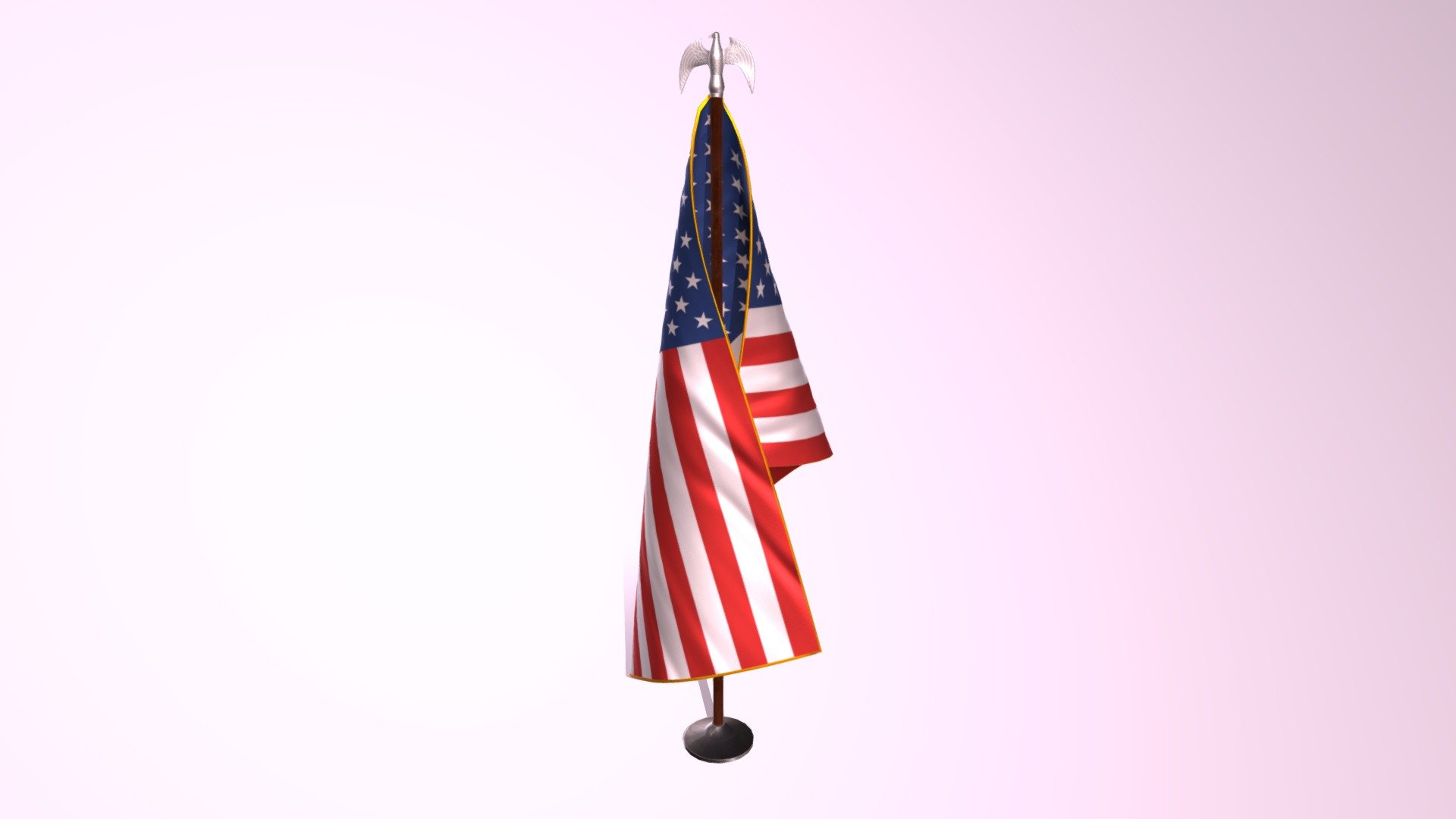 American Flag - 3D model by Alex K Greenberg 3D (@Ca1iber) [8706f31 ...