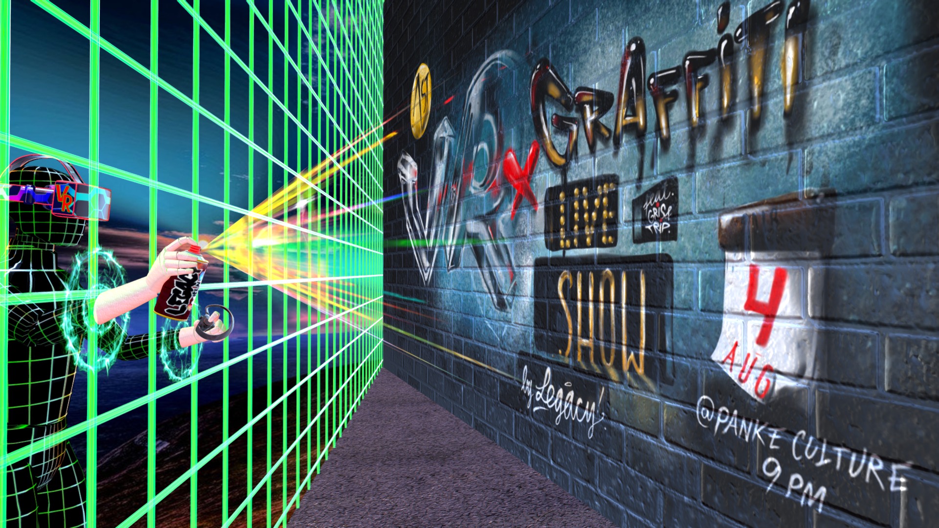VR X Graffiti Live Show by Legacy BLN - 3D model by Miguelangelo ...