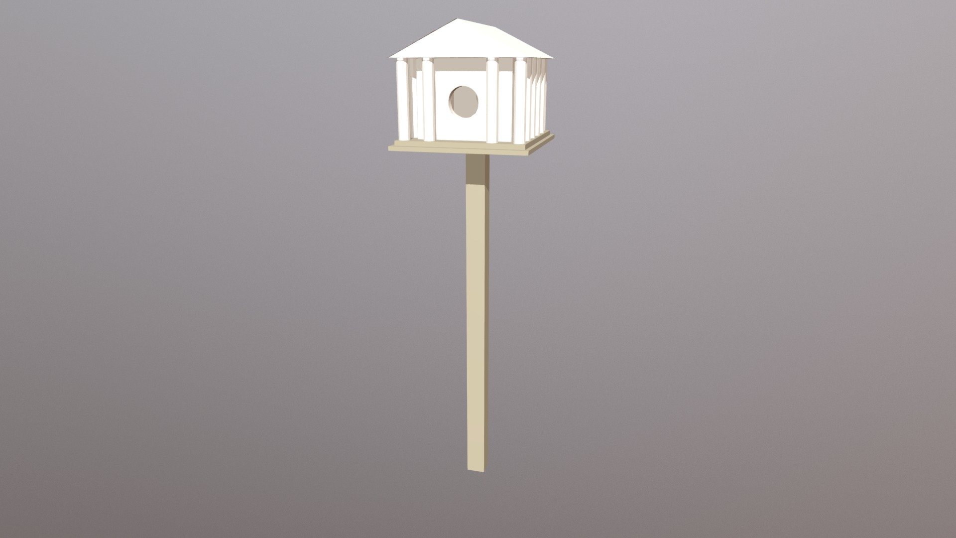 Birdhouse - 3D model by kcammer [8709650] - Sketchfab