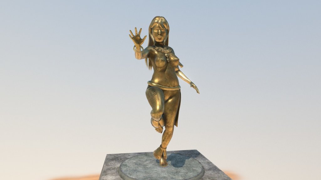 Statue of Gyana - 3D model by AlonWoof [8709f41] - Sketchfab