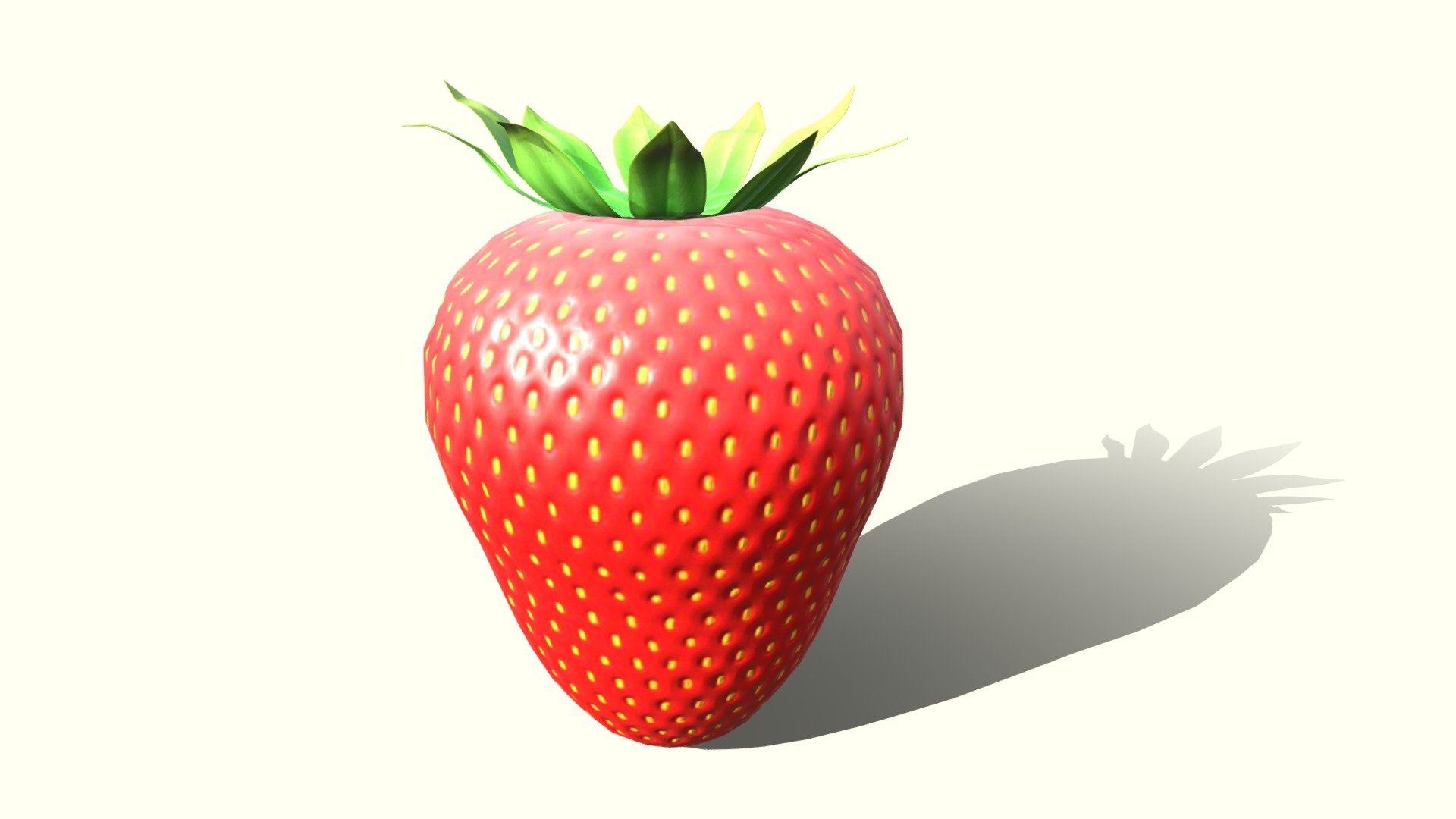 Strawberry ( LP ) ( Stylized ) - Buy Royalty Free 3D model by Lukas ...