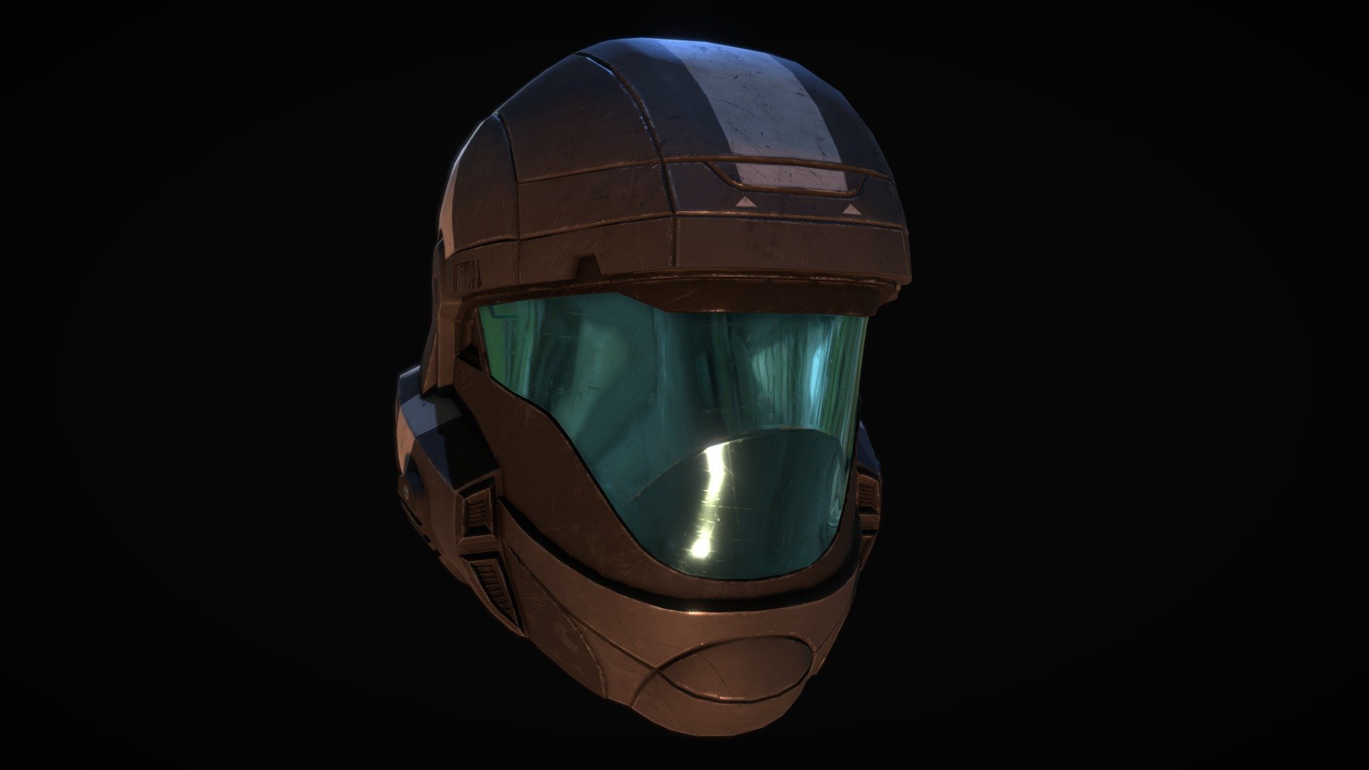 Halo ODST Helmet - 3D model by Kieran_Bowsher [870e808] - Sketchfab