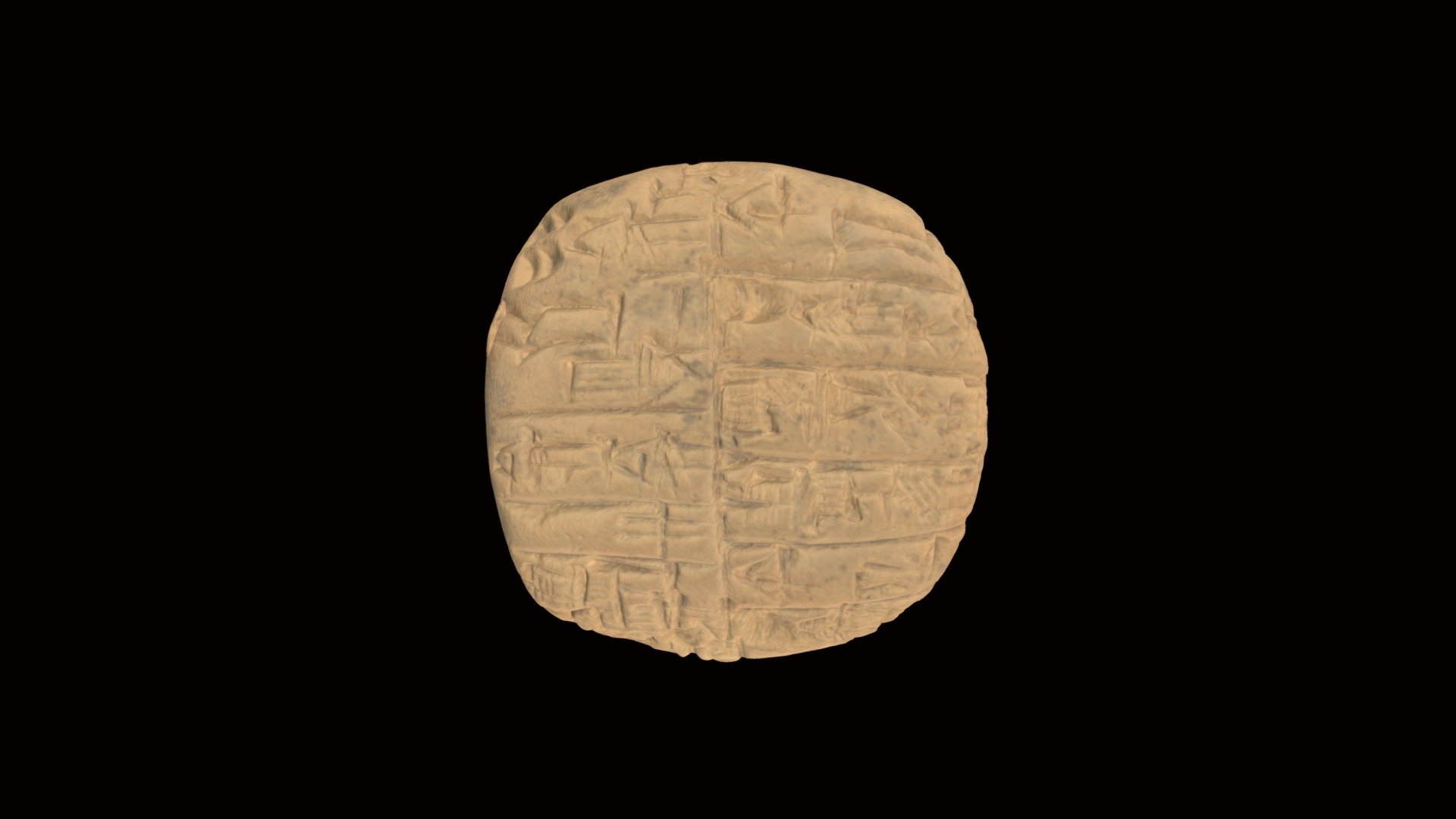 Cuneiform Tablet HMANE1904.7.16 - 3D model by Harvard Museum of the ...