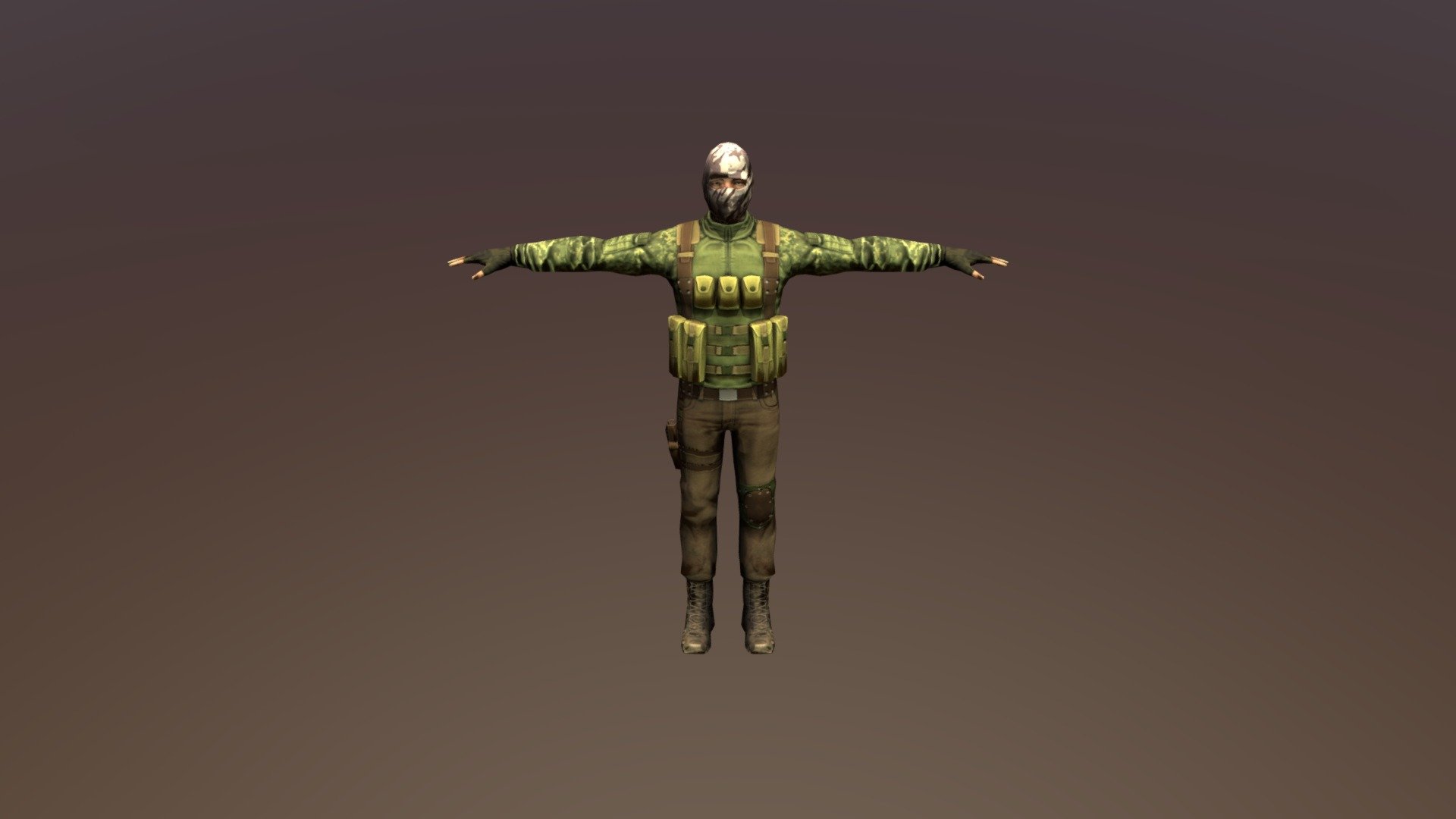 Terrorist - 3D model by redoram [8713584] - Sketchfab