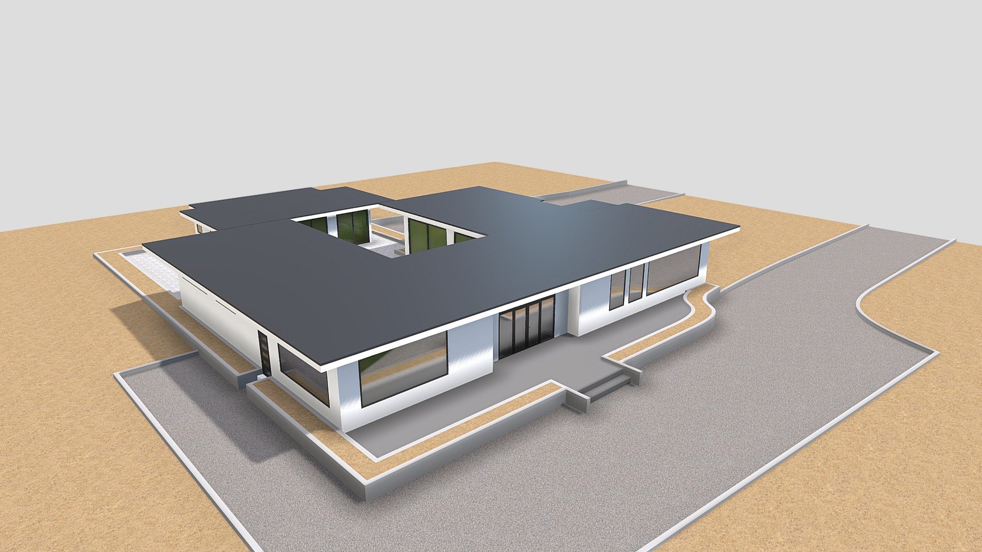 Delia - exterior - 3D model by Render3DQuick [8714264] - Sketchfab